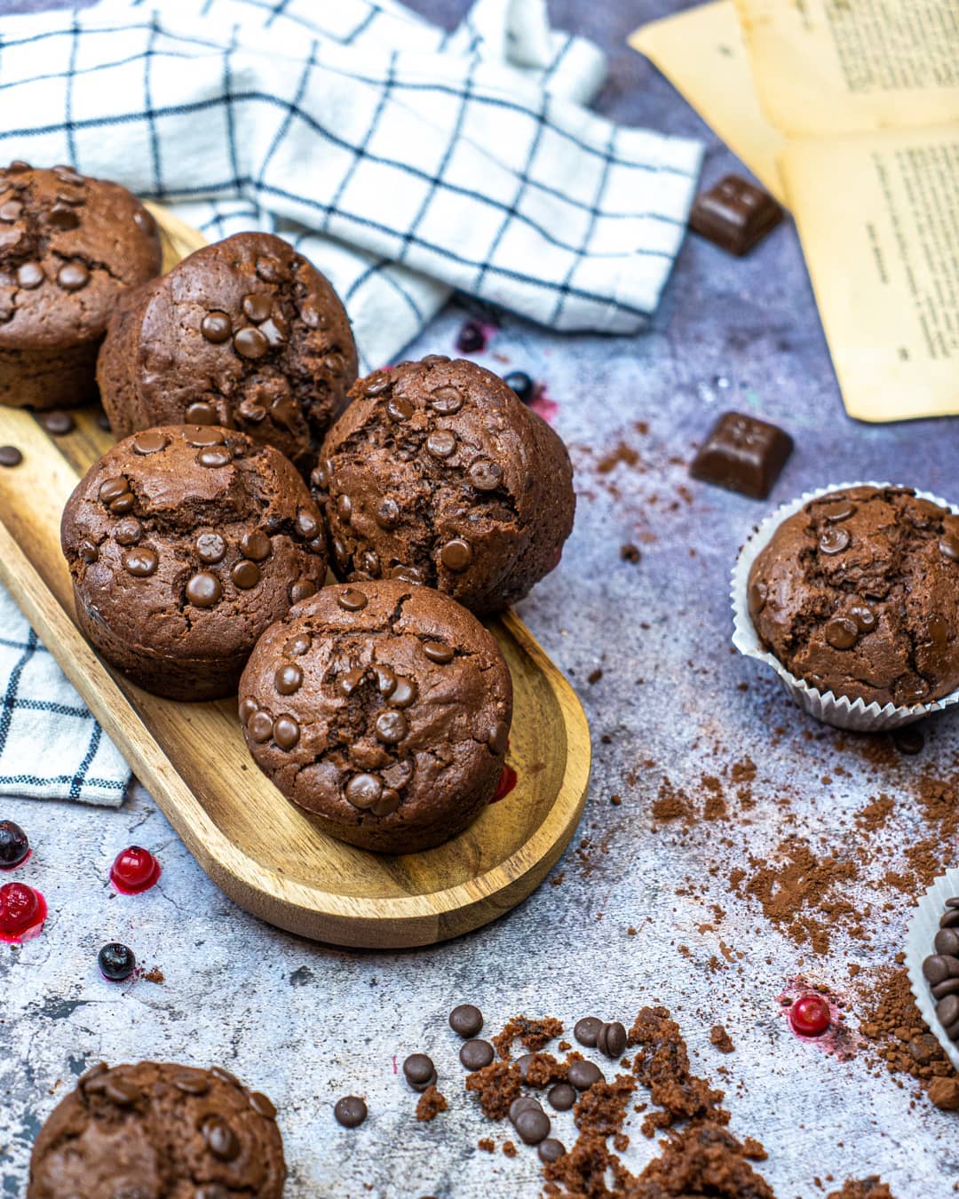 Easy Chocolate Muffins Recipe | Scrolller
