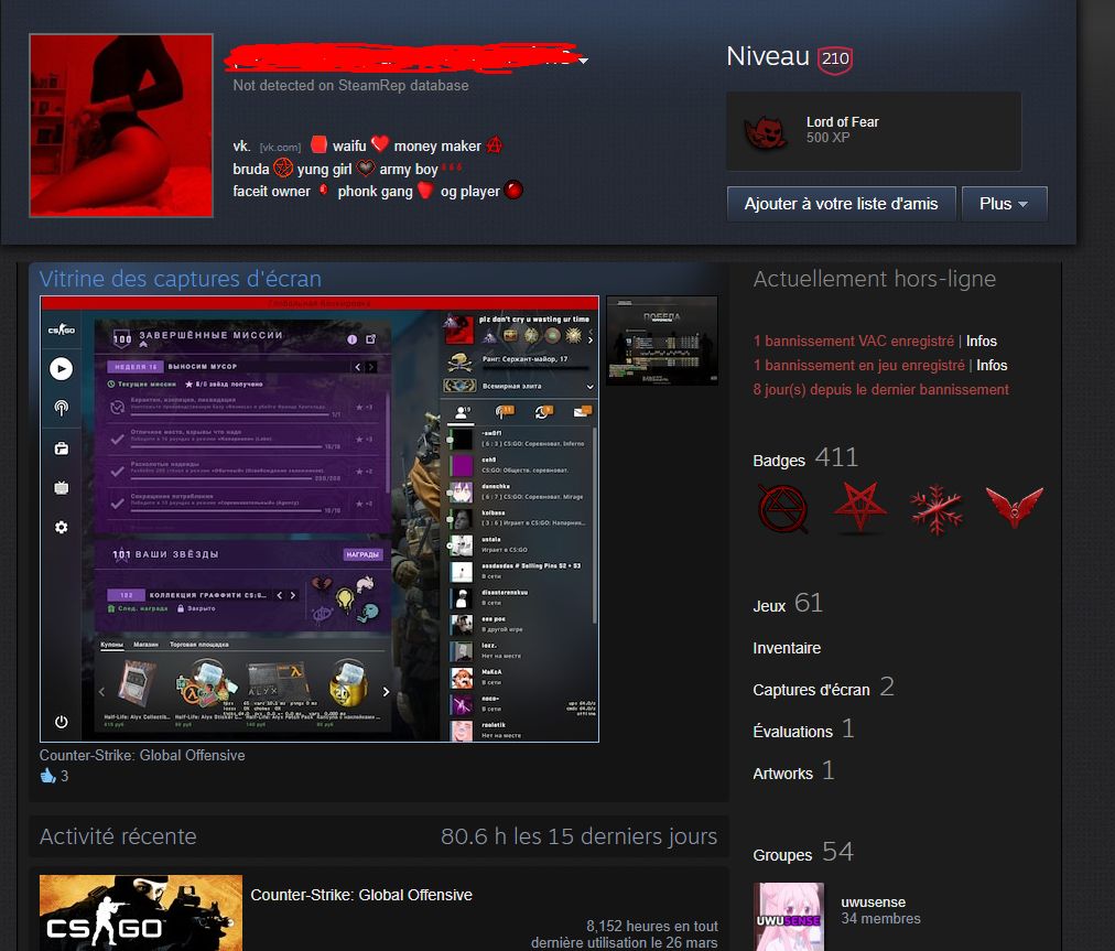 edgy lvl 210 deleted | Scrolller