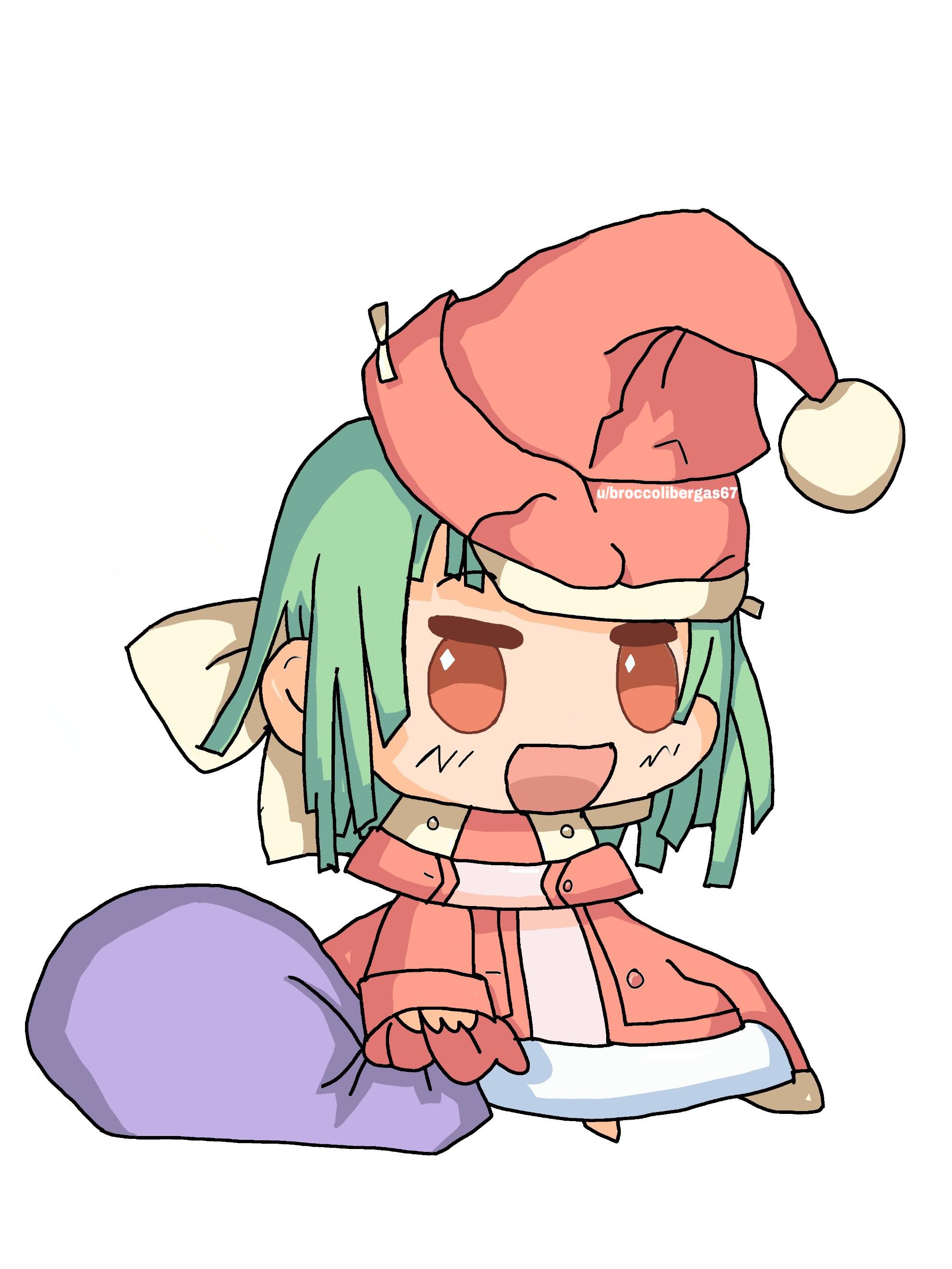 Edited and improved Sengoku Nadeko Padoru I made some days ago (from the Monogatari series) (oh ...