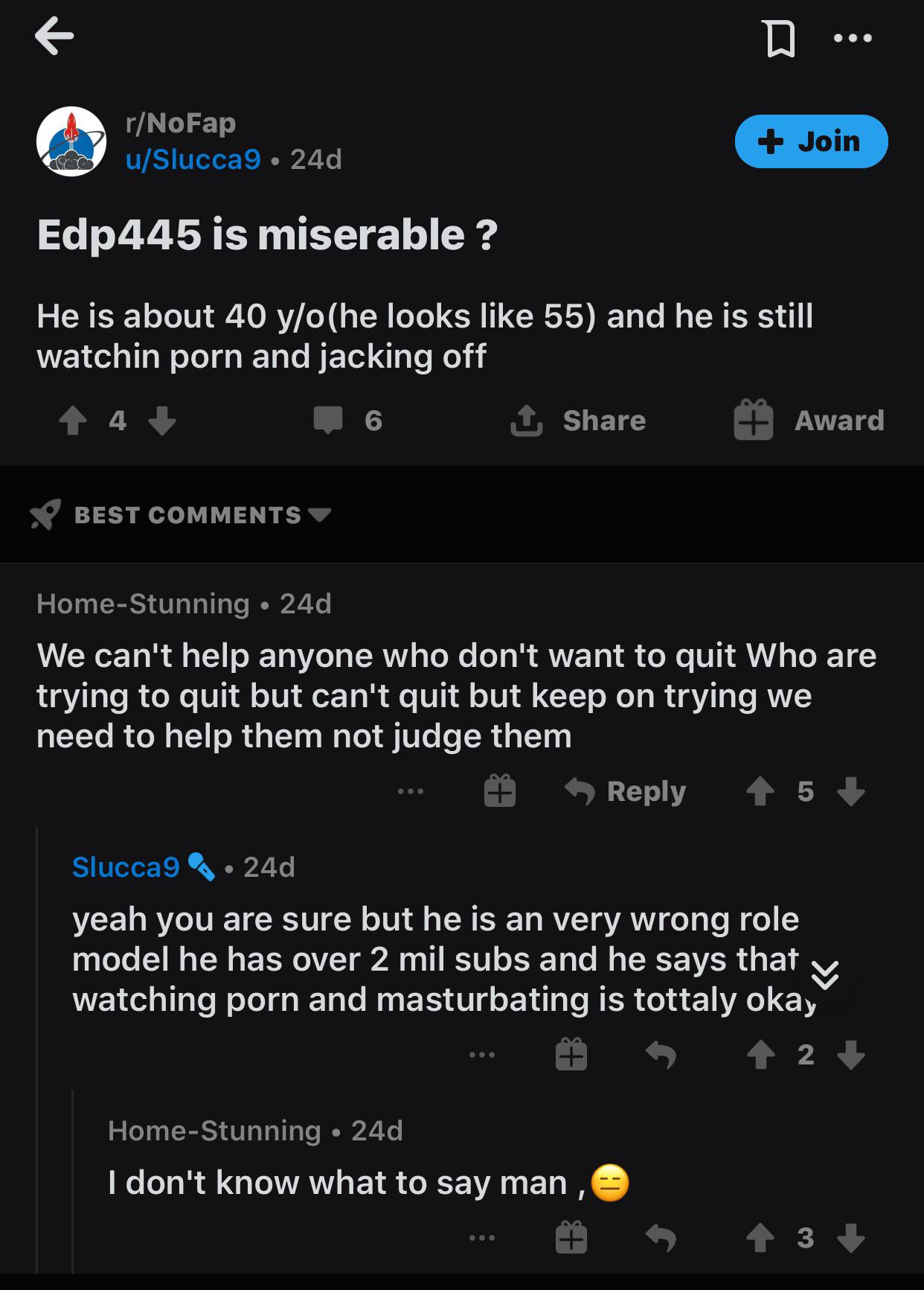 “Edp445 is miserable?”-Slucca9 | Scrolller