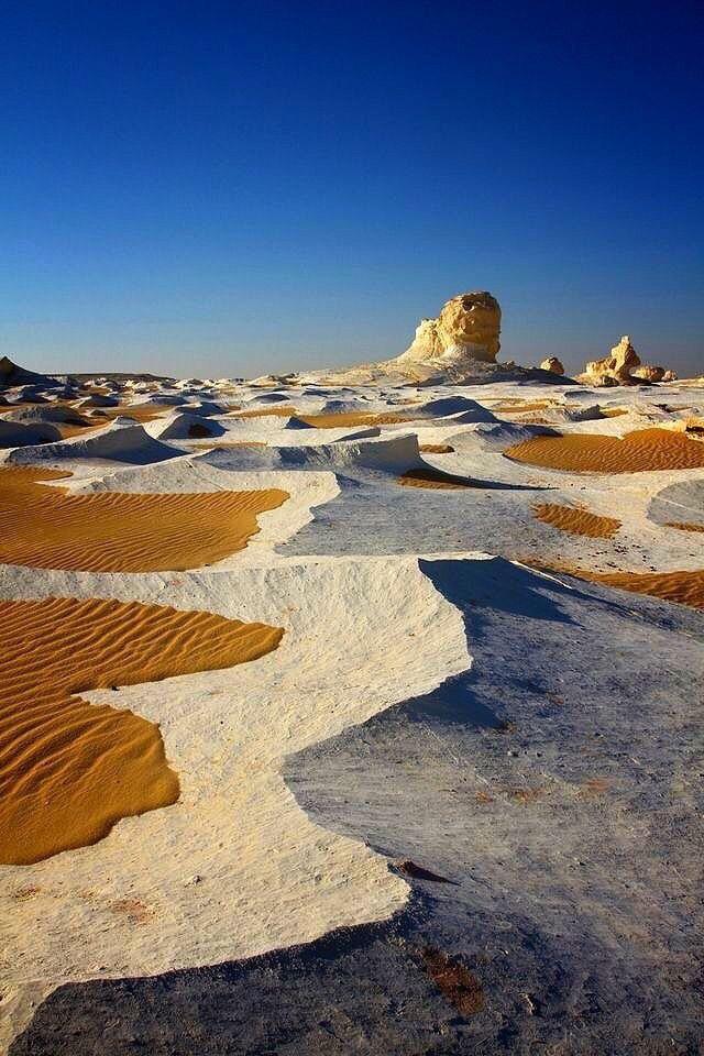 Egypt , white desert landscape | Scrolller