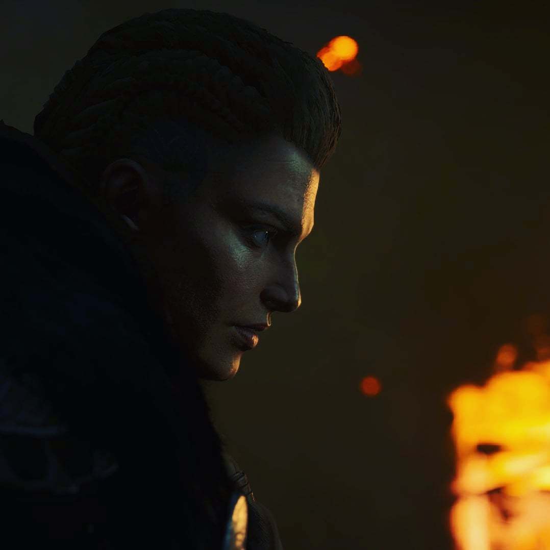 Eivor in flames | Scrolller