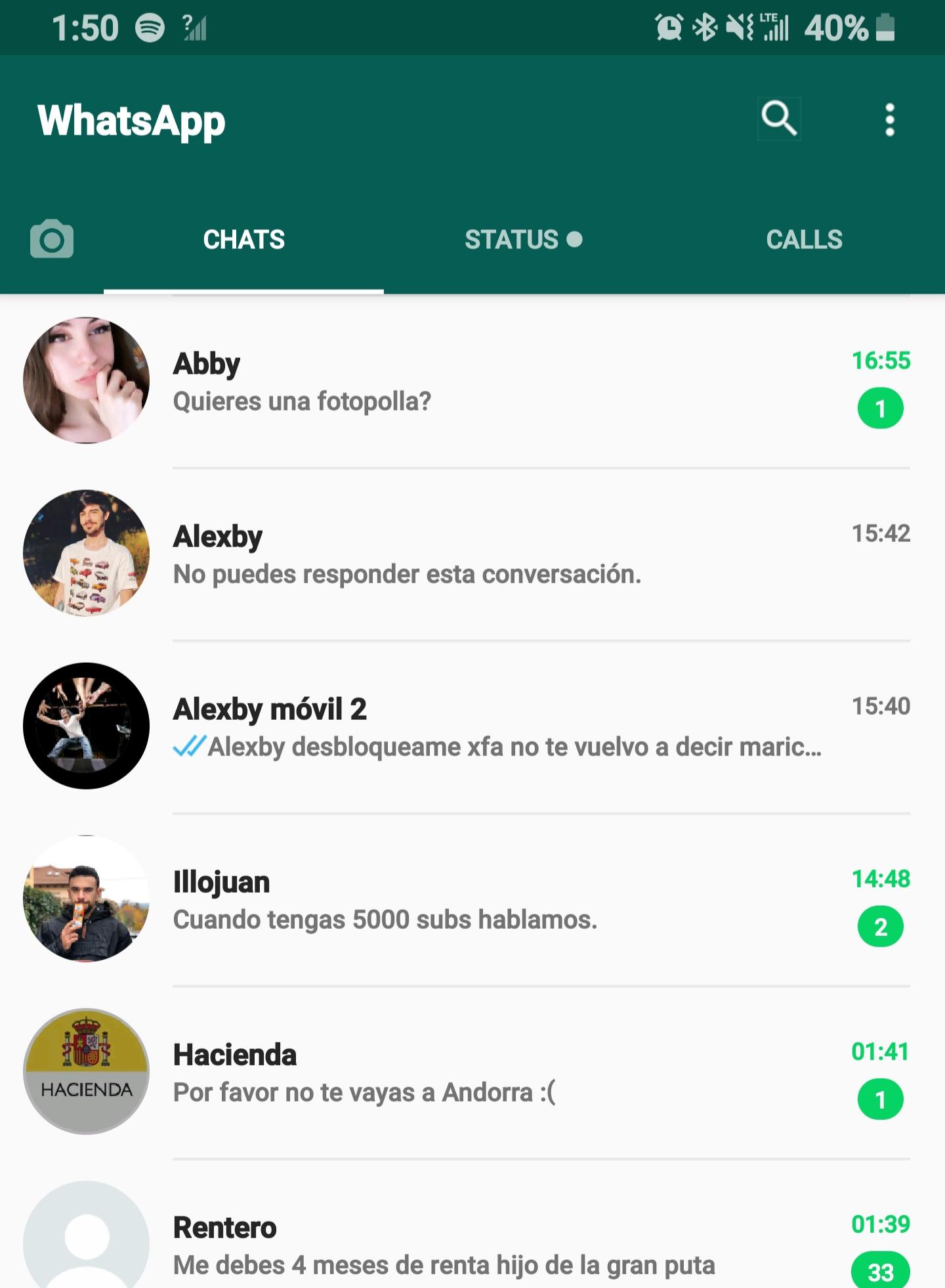 El WhatsApp del admin leak 😳😳 | Scrolller