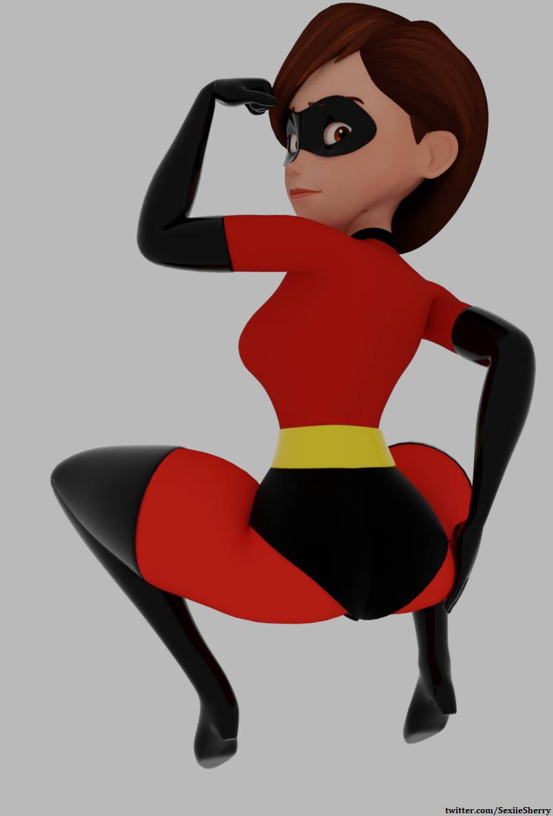 Elastigirl Squatting | Scrolller