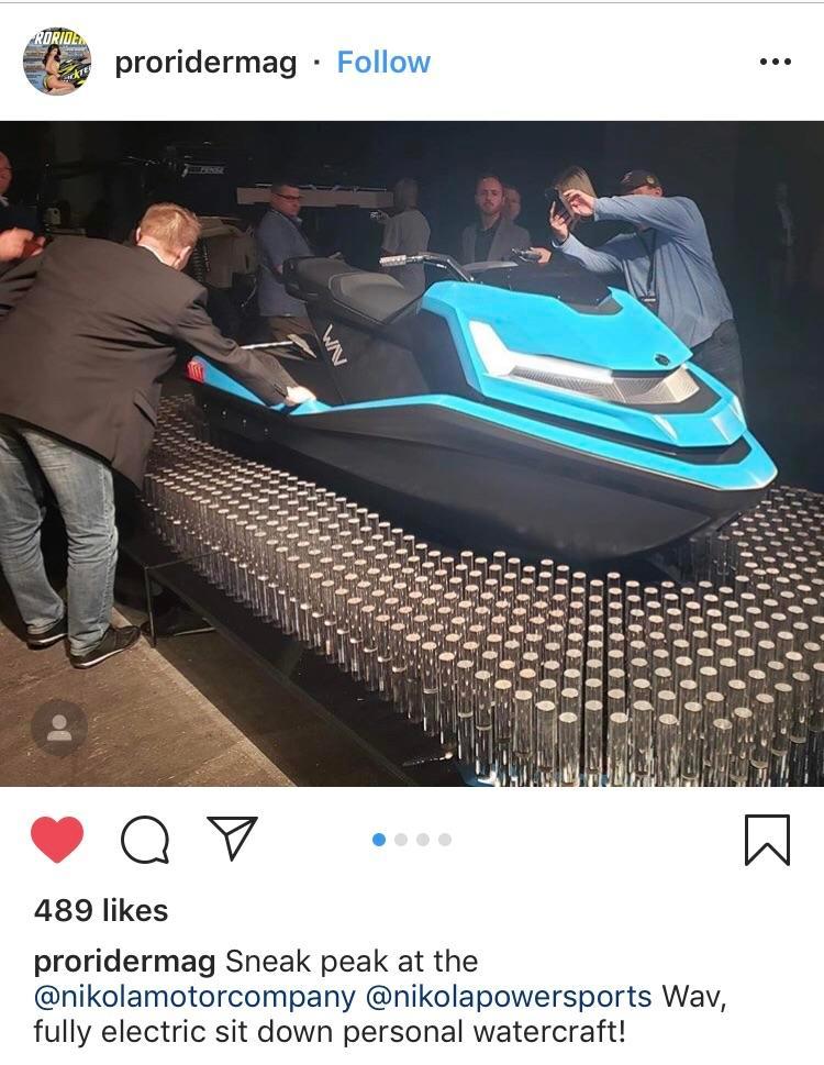 Electric jet ski by nikola motor company, what’s your thoughts? | Scrolller