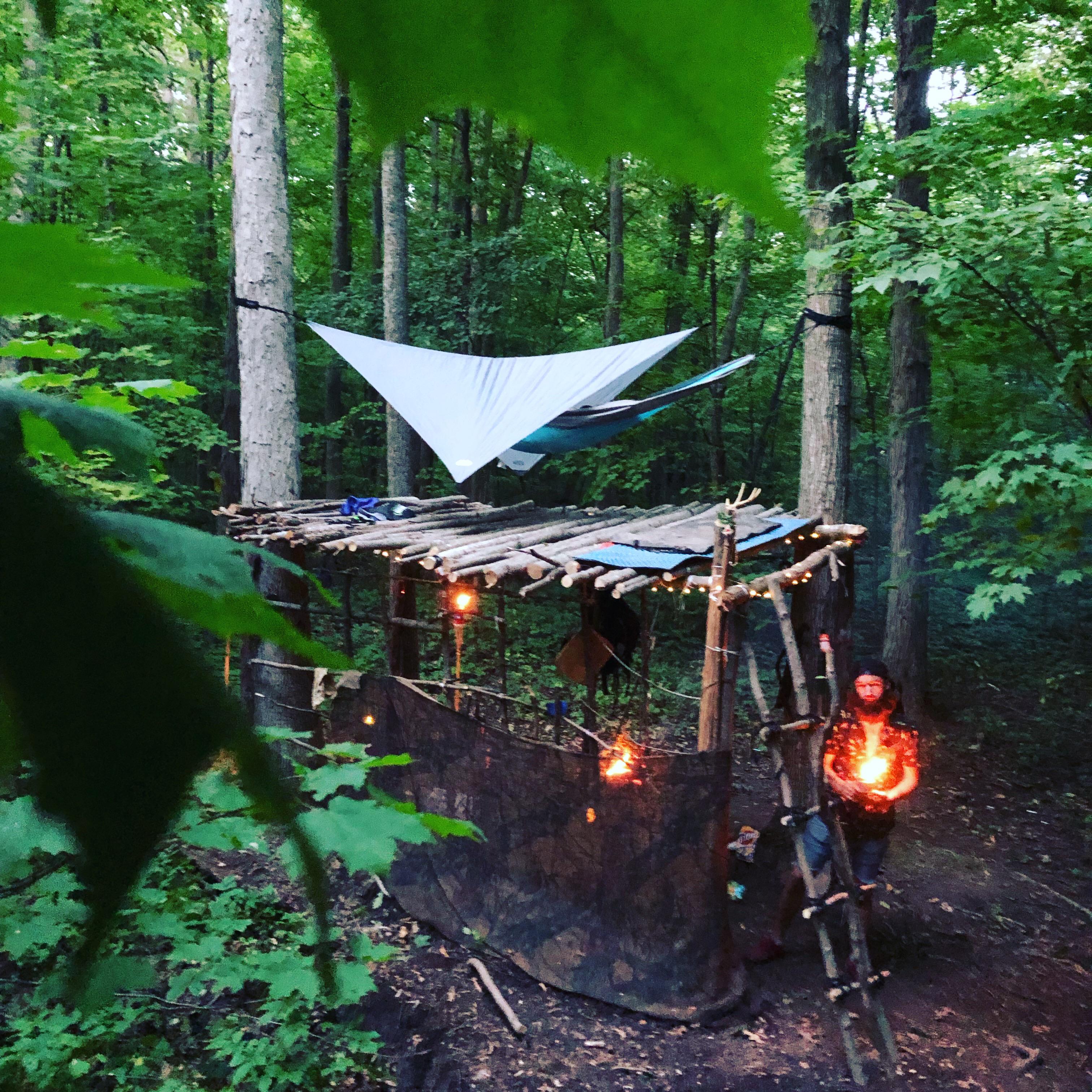 Elevated platform + future shelter from this summer. | Scrolller