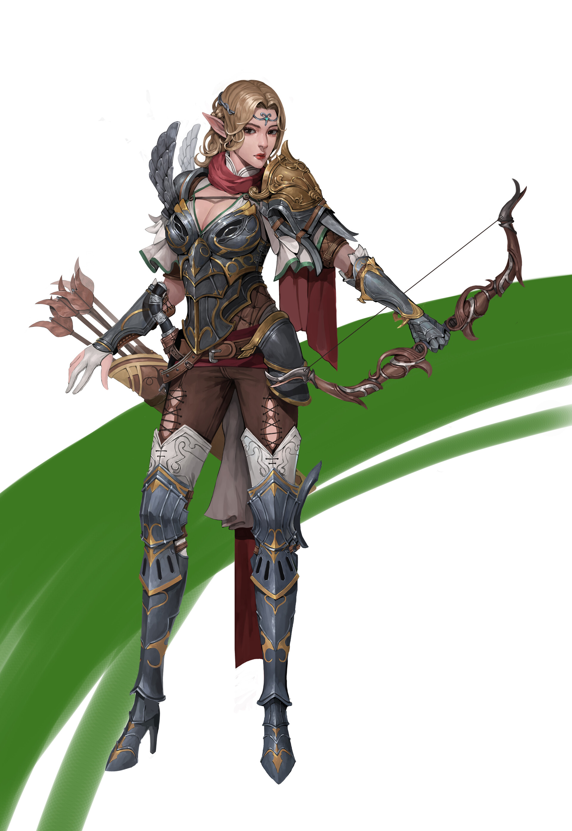 Elf Archer by Sang Hyeon Lee | Scrolller