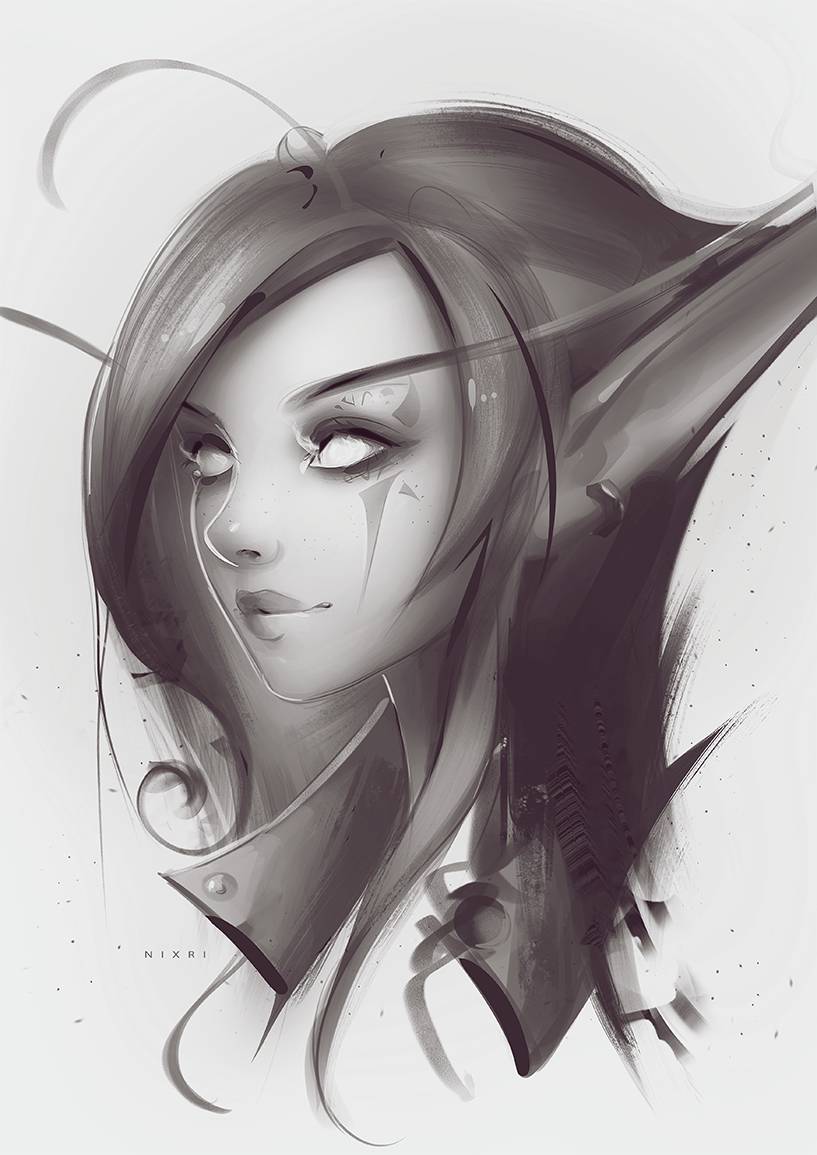Elf Sketch, by Me | Scrolller