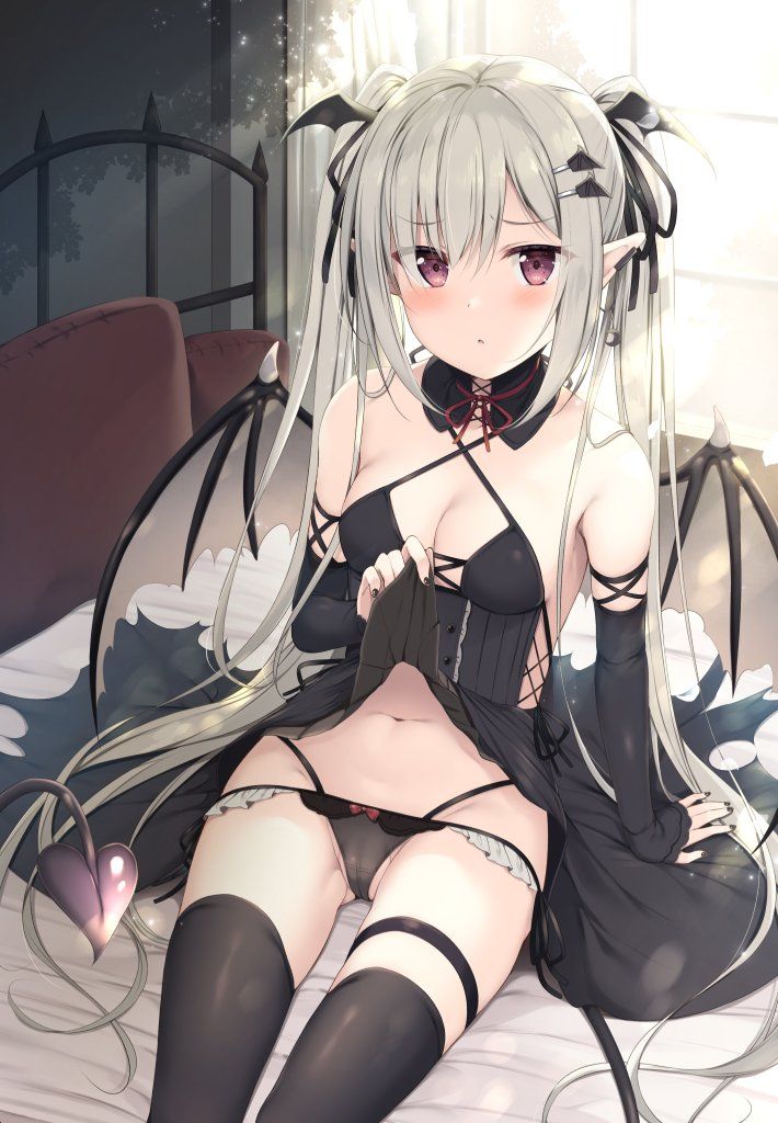 embarrassed demon girl [original] | Scrolller