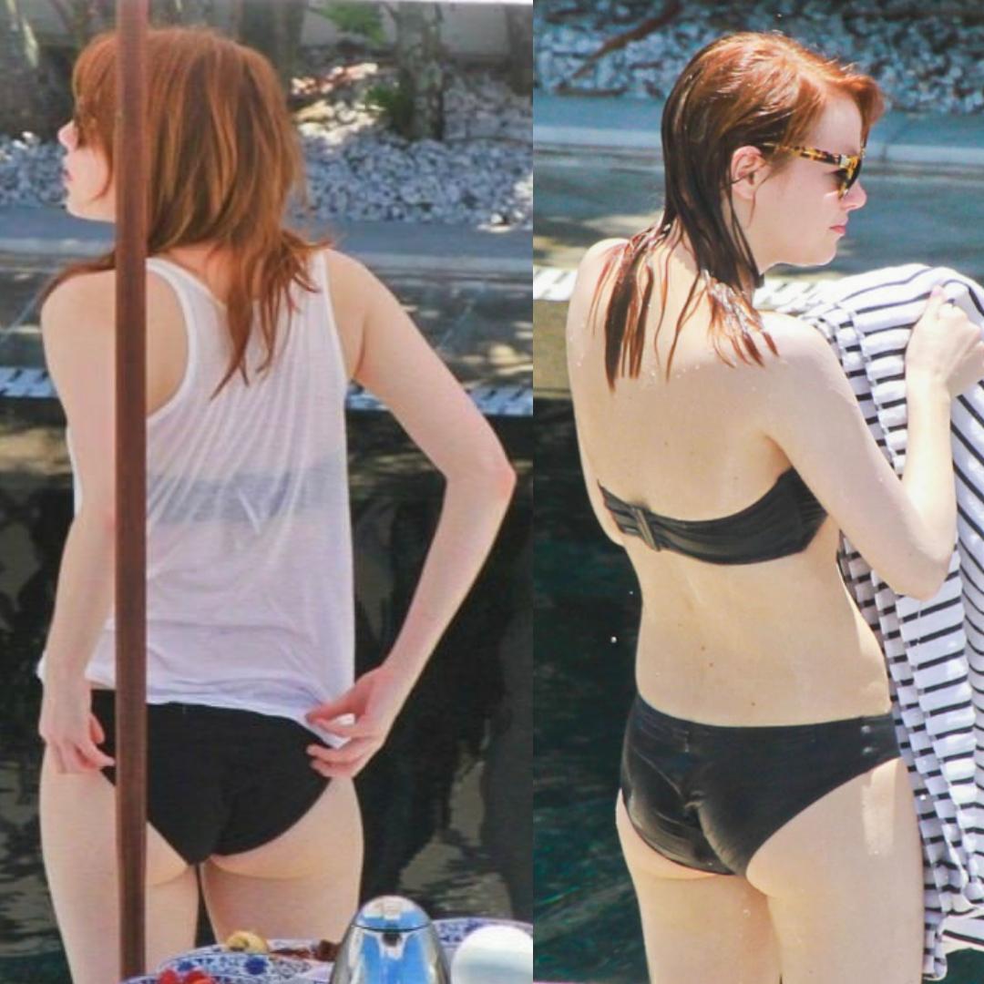 Emma Stone's Bikini Bum | Scrolller