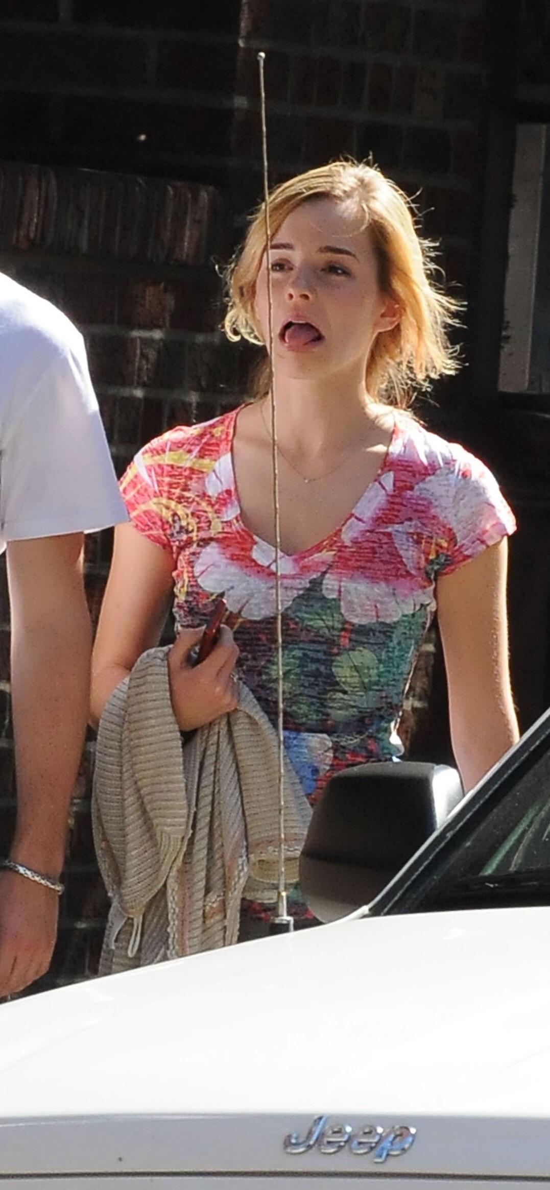 Emma Watson licking Jeep aerial | Scrolller