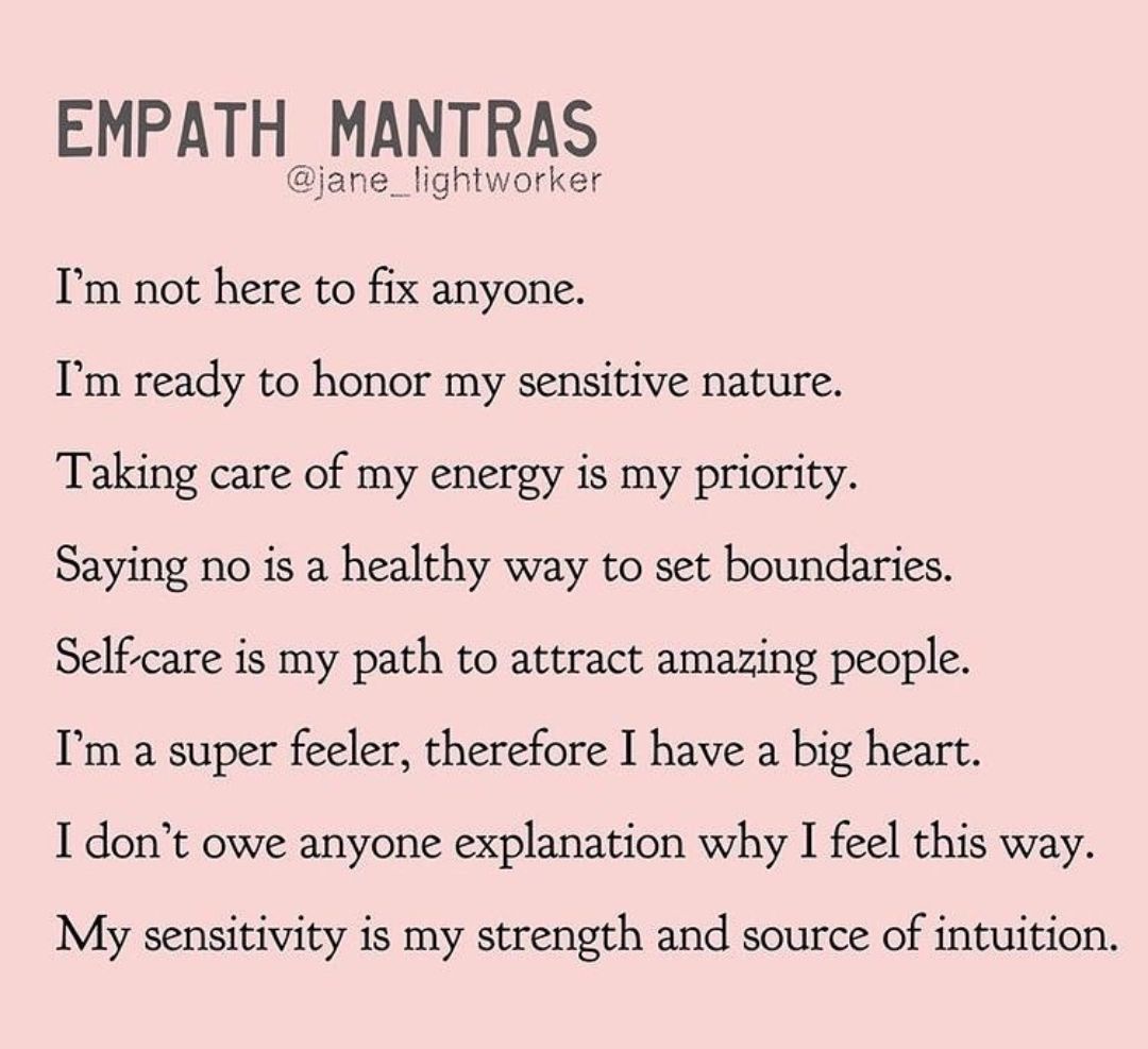 Empath Mantras (ctto) | Scrolller