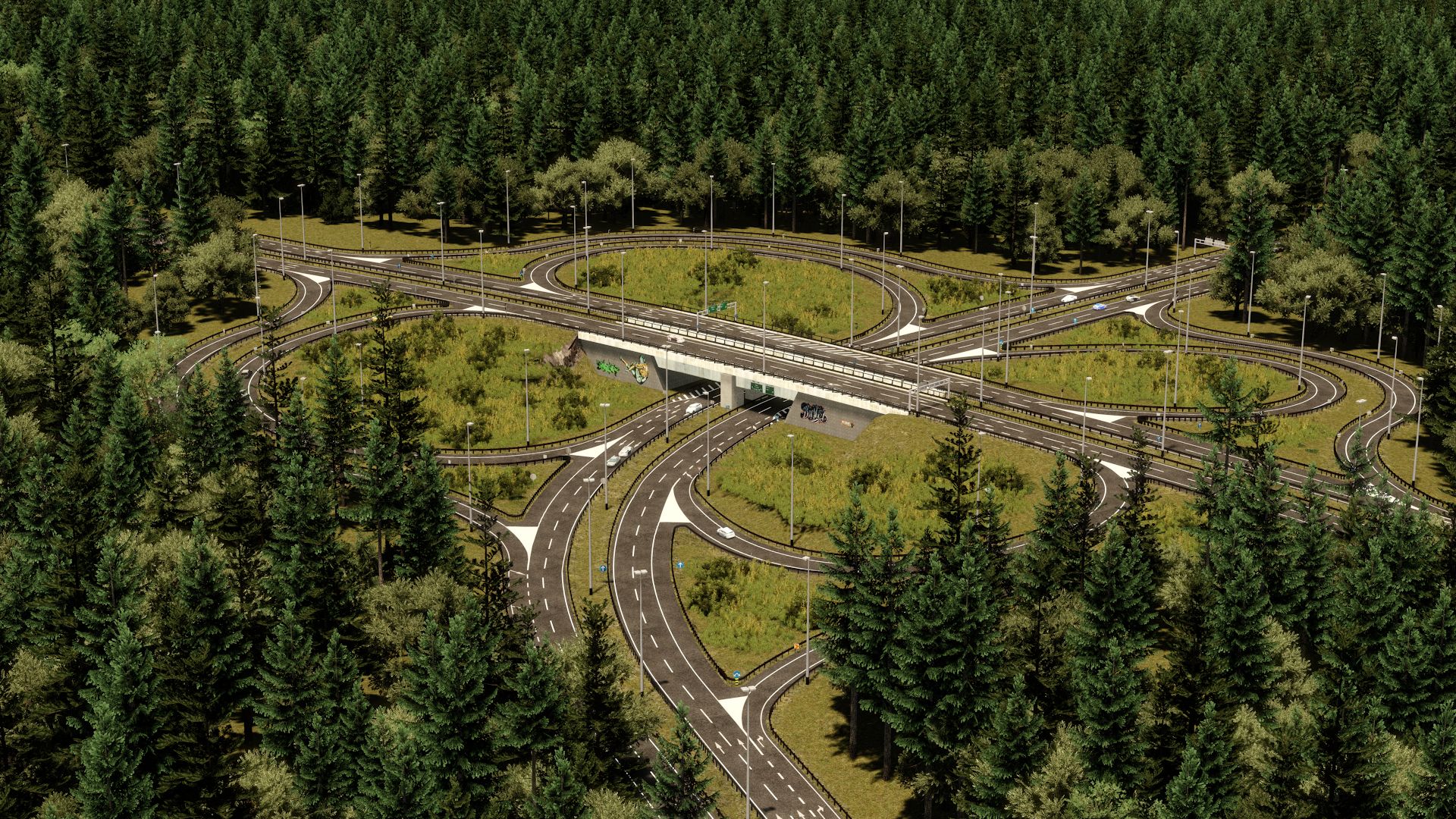 Empty cloverleaf | Scrolller