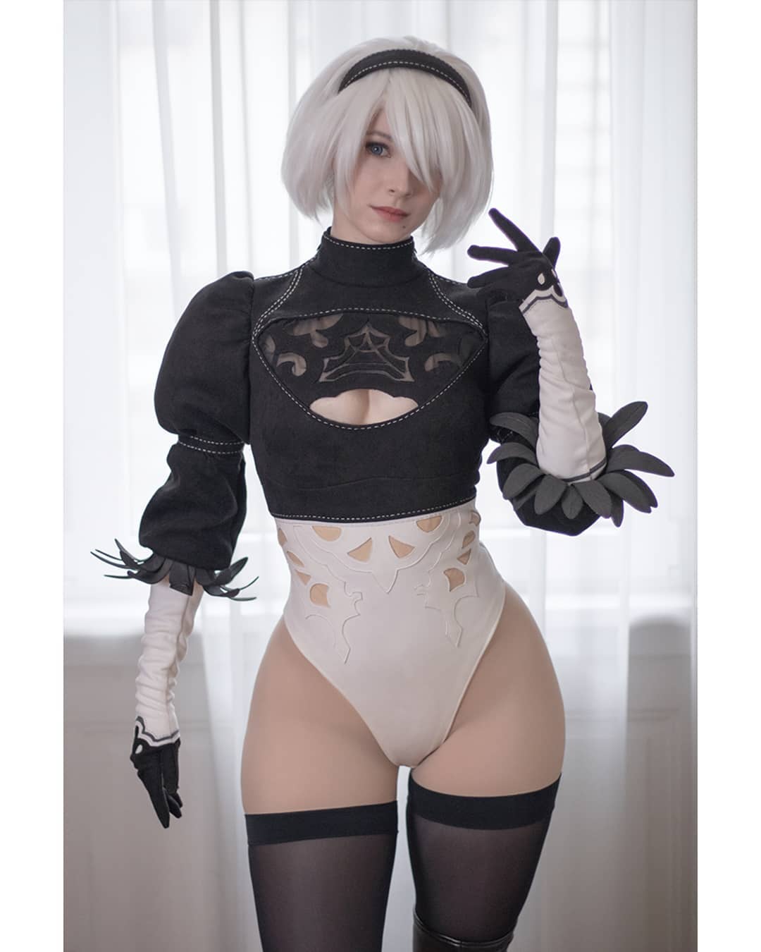 Enji Night as 2B. | Scrolller