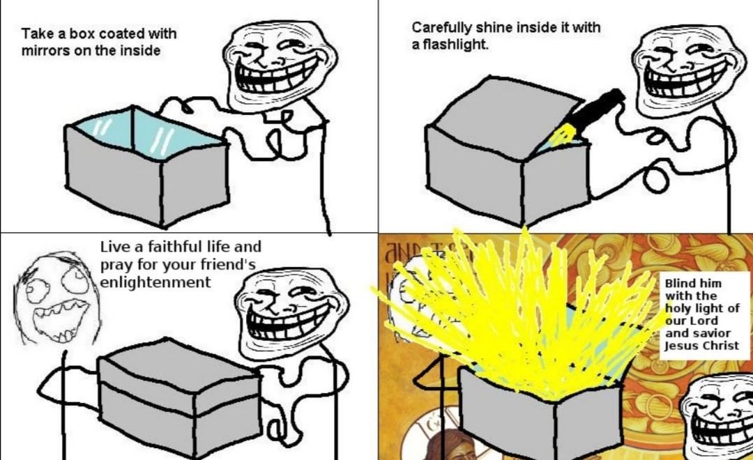 Epically trolled. Amen. | Scrolller