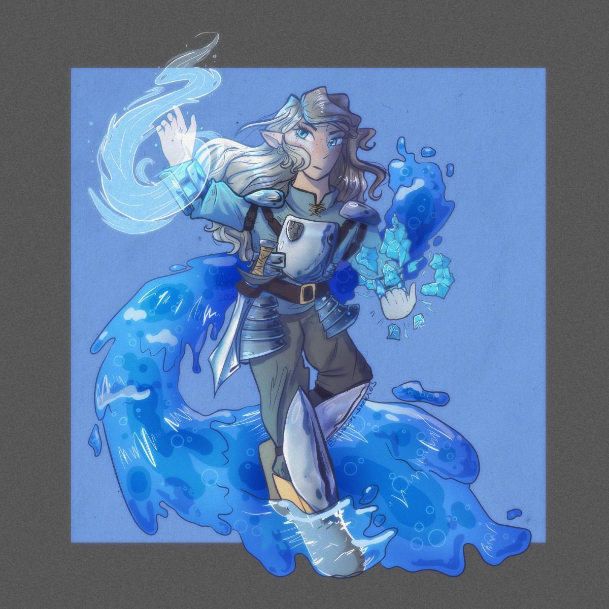 Erine by Asta Gianelli (OC) I had to represent some more stylized art | Scrolller