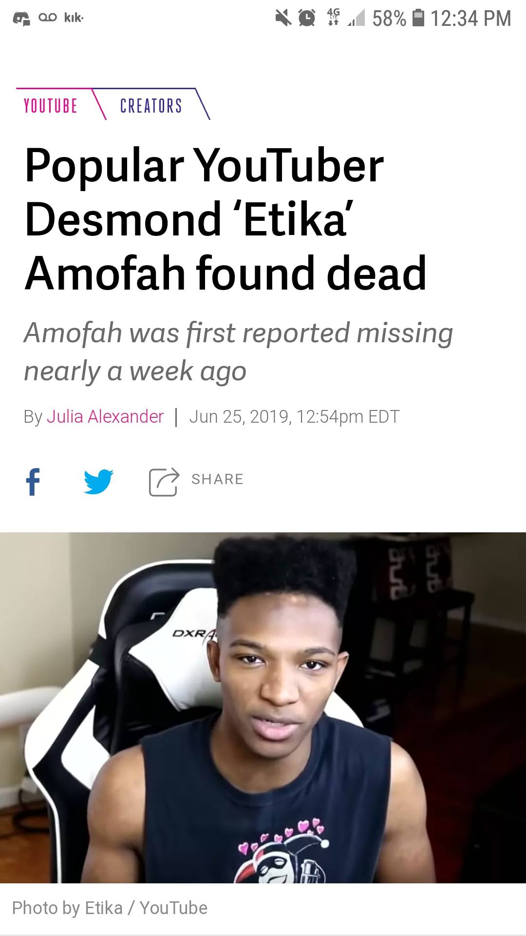 Etika confirmed dead | Scrolller
