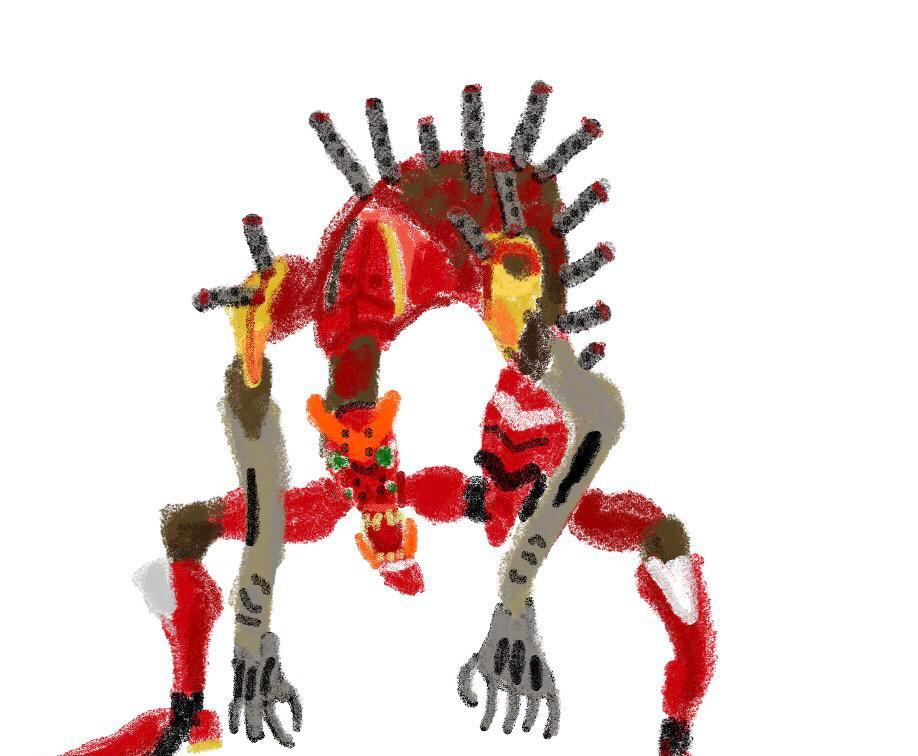 Eva Unit 02 Beast Mode not my best but I still like it | Scrolller