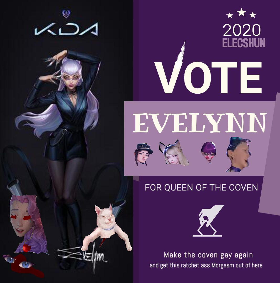 Evelynn's official campaign poster released 🤤🤤 | Scrolller