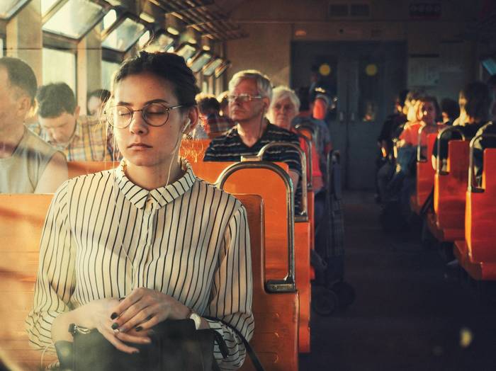 Evening train | Scrolller