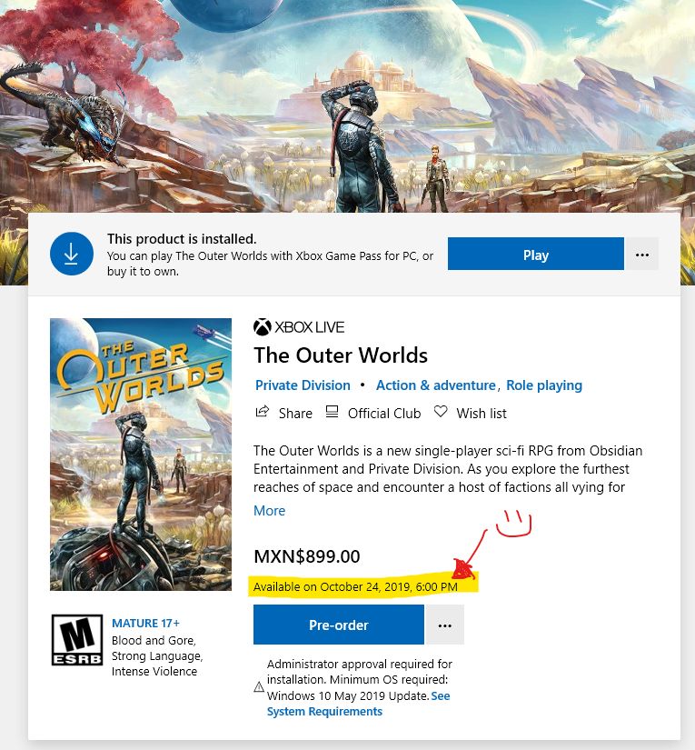 Every Game Store should follow Microsoft's example on this one. Stating the EXACT -localized ...