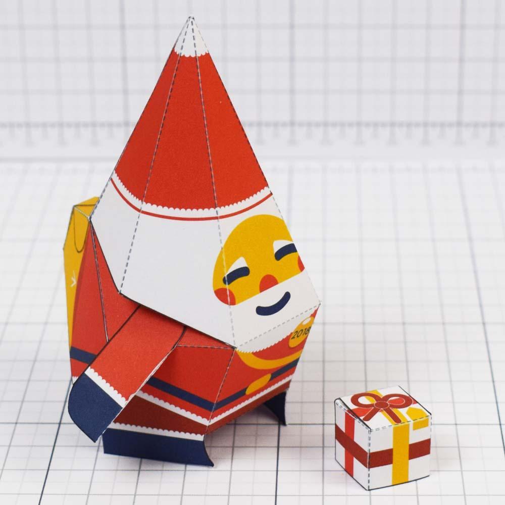 Every year I design a Papercraft Christmas card for my clients, here's this years. | Scrolller