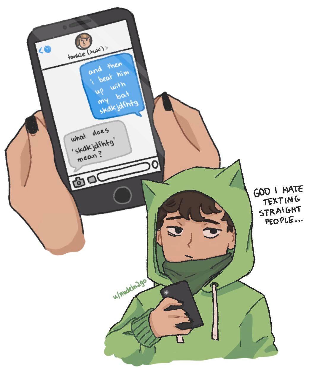 everyone knows the stereotypical libleft texting style... OwO | Scrolller