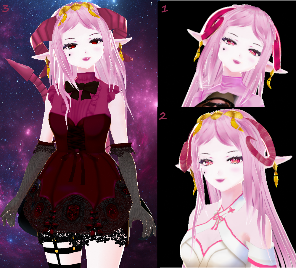 Evolution of my Vroid avatar for twitch! Please give me feed back | Scrolller