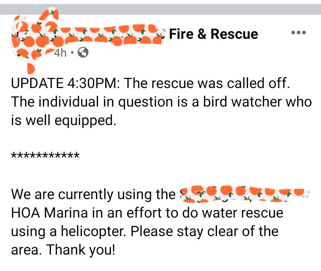 Expected better from you fire and rescue | Scrolller