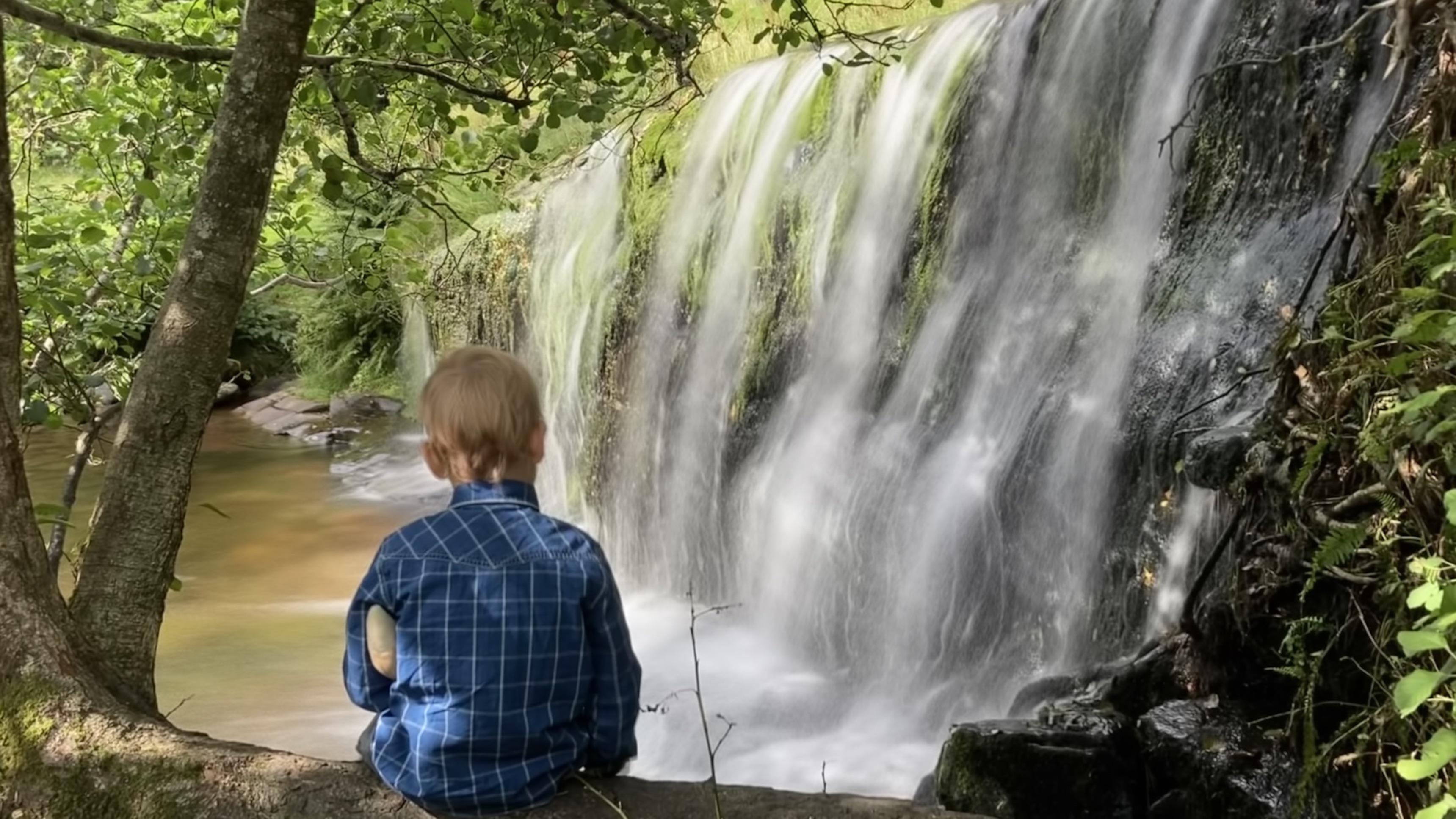 Exploring Welsh waterfalls with my little human. | Scrolller