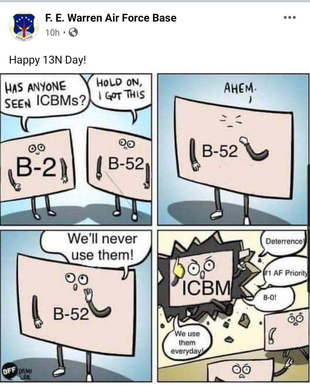 F. E. Warren got jokes | Scrolller