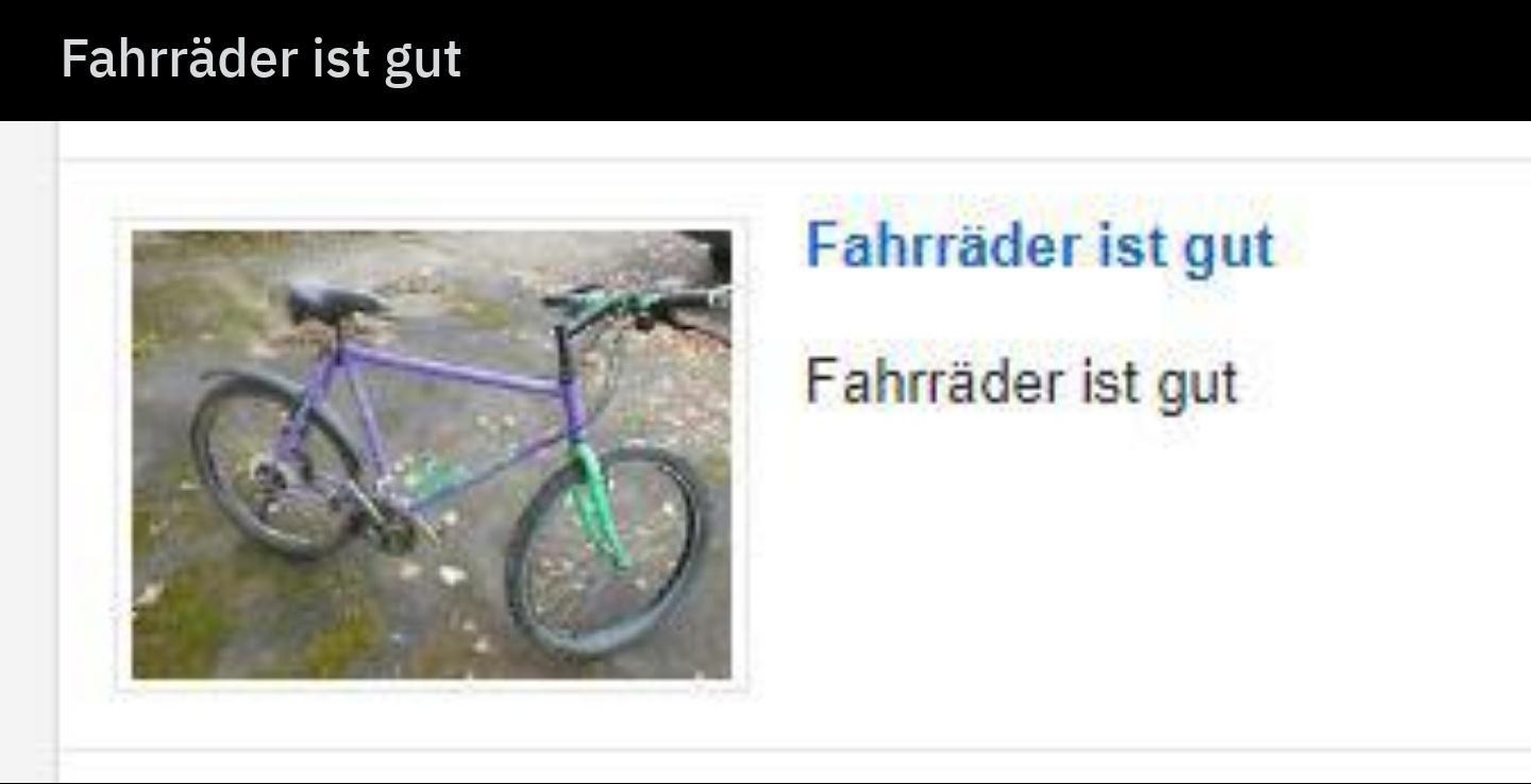 Fahrräder ist gut | Scrolller