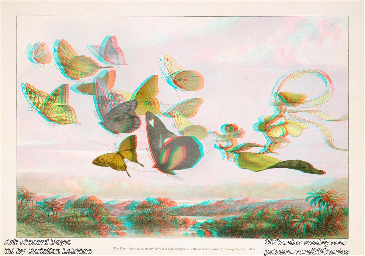 Fairy Queen (anaglyph) 2D to 3D conversion [OC] | Scrolller