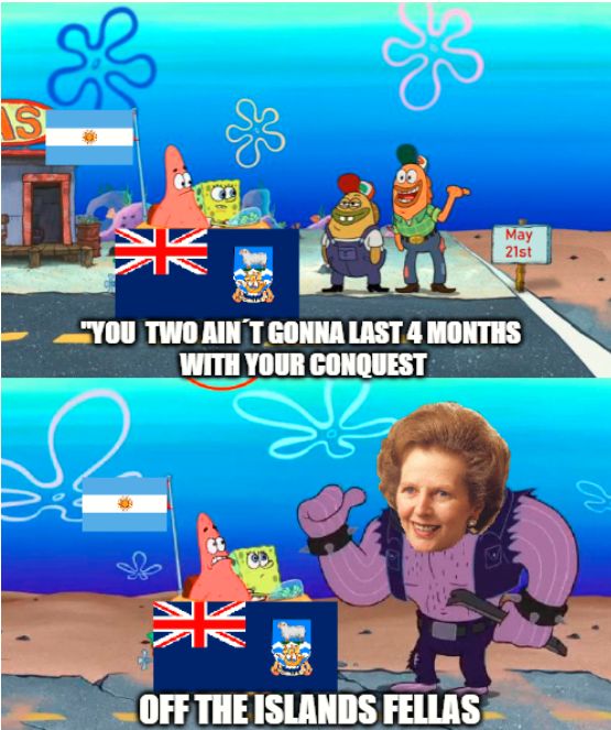 Falkland War in a nutshell | Scrolller