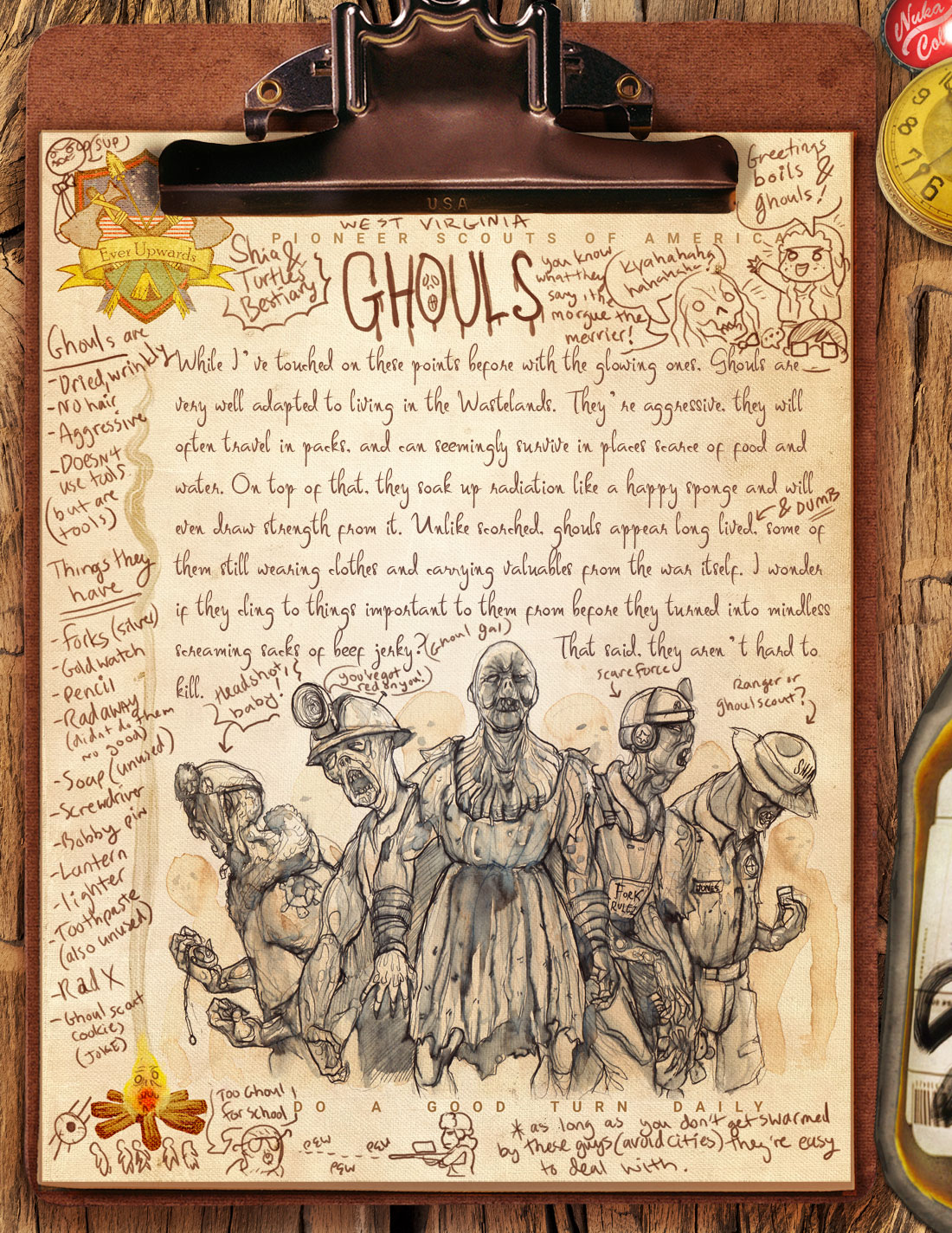 Fallout 76 Bestiary - GHOULS (non glow versions) | Scrolller