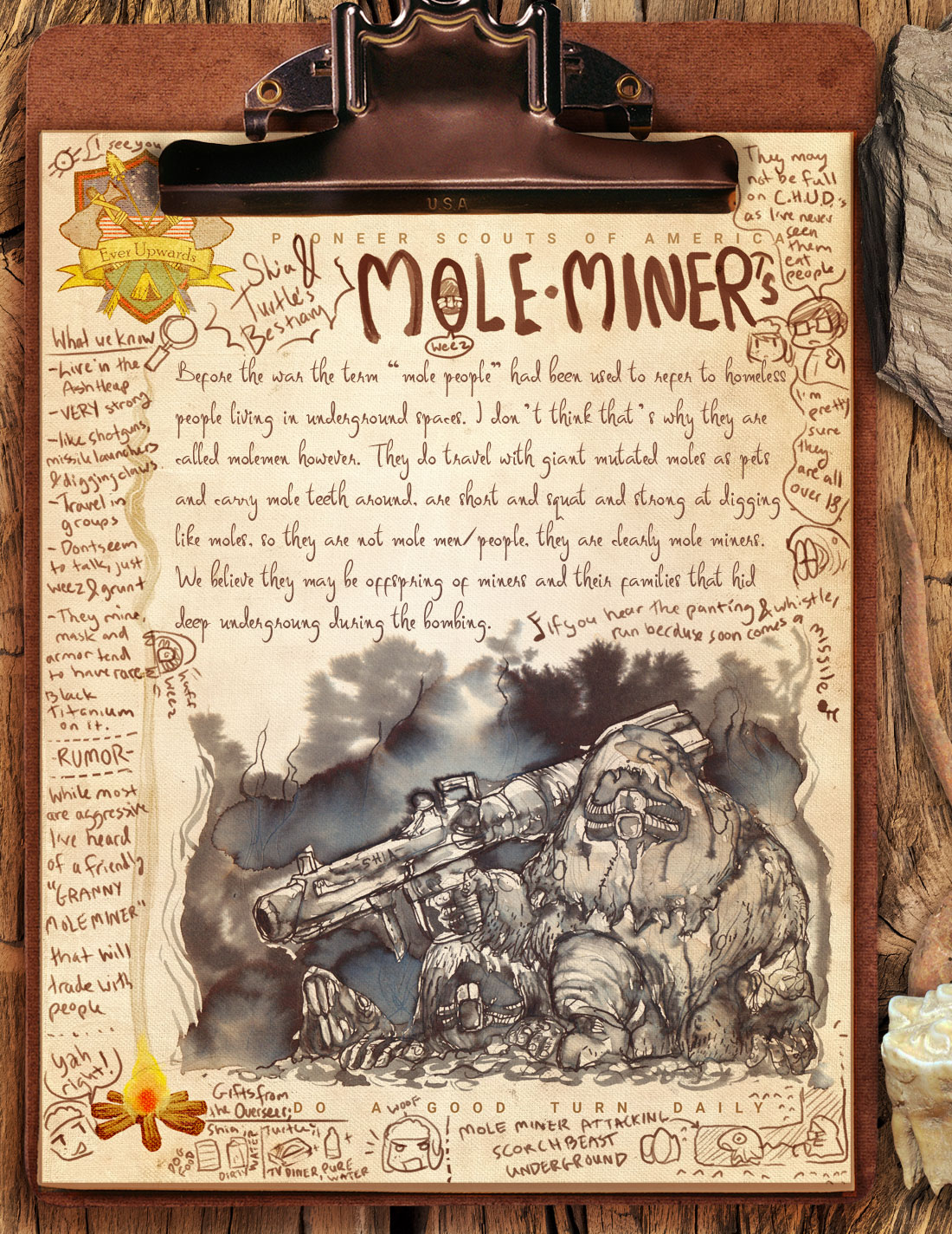 Fallout Bestiary Friday - Mole miners | Scrolller