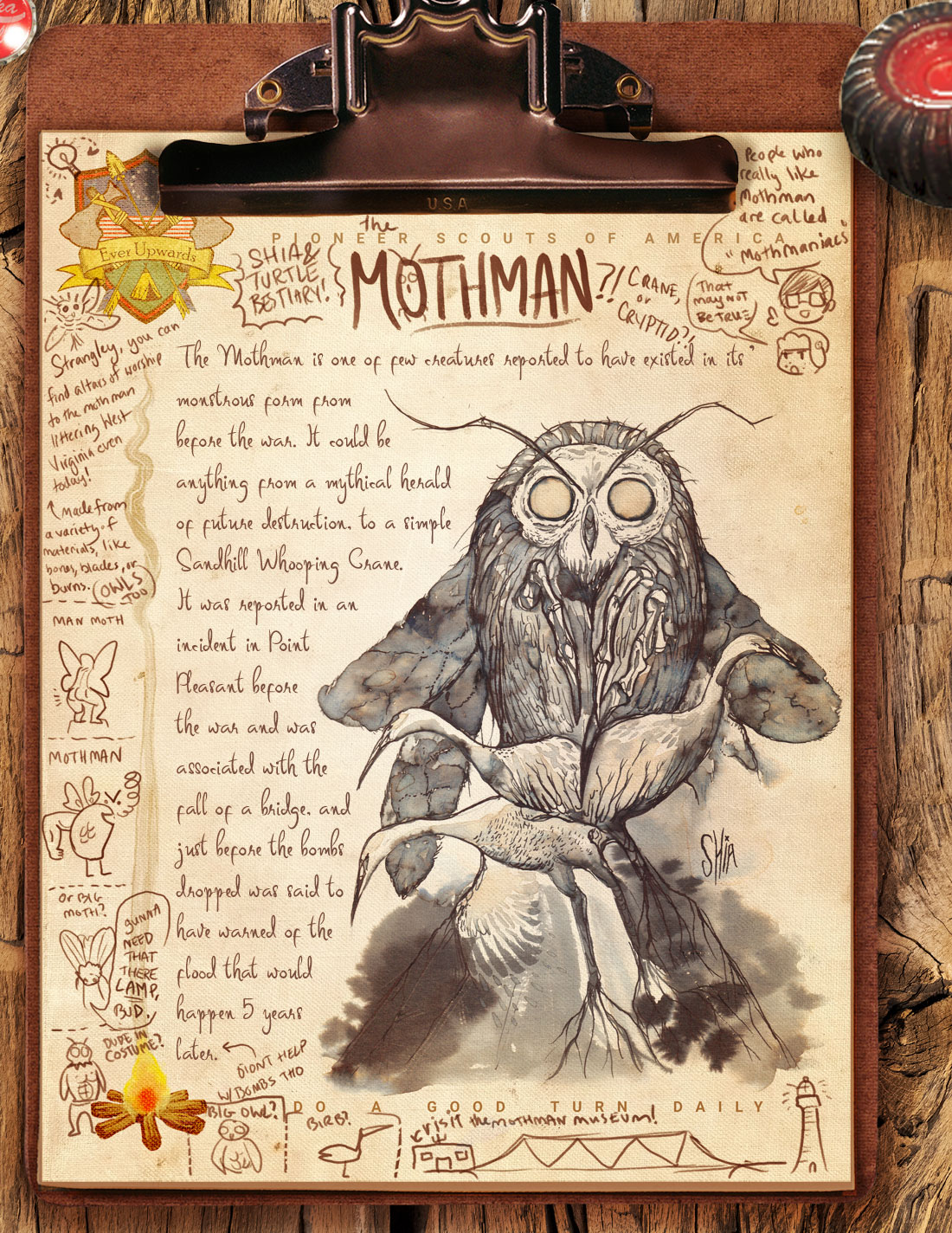 Fallout Bestiary Friday - The Mothman edition! | Scrolller