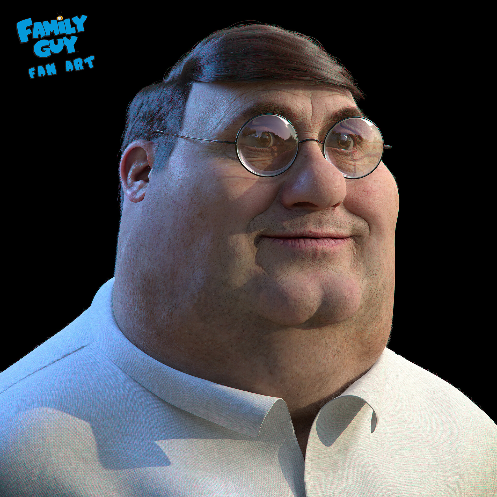 Family Guy fan art - Peter Griffin by Pete Rabczuk | Scrolller