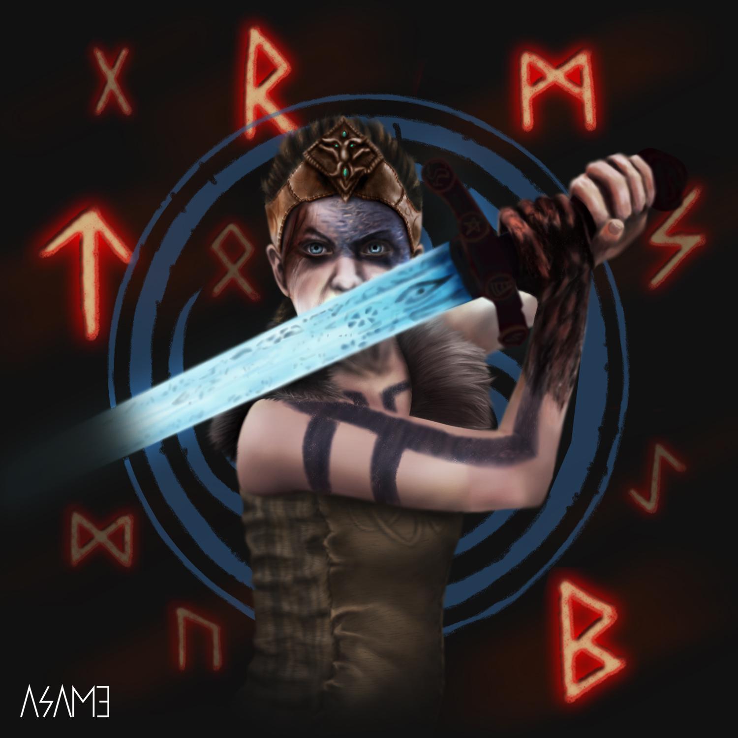 [Fan Art] Senua on guard | Scrolller