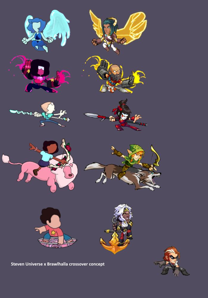 [fanmade] Steven Universe x Brawlhalla crossover concept | Scrolller