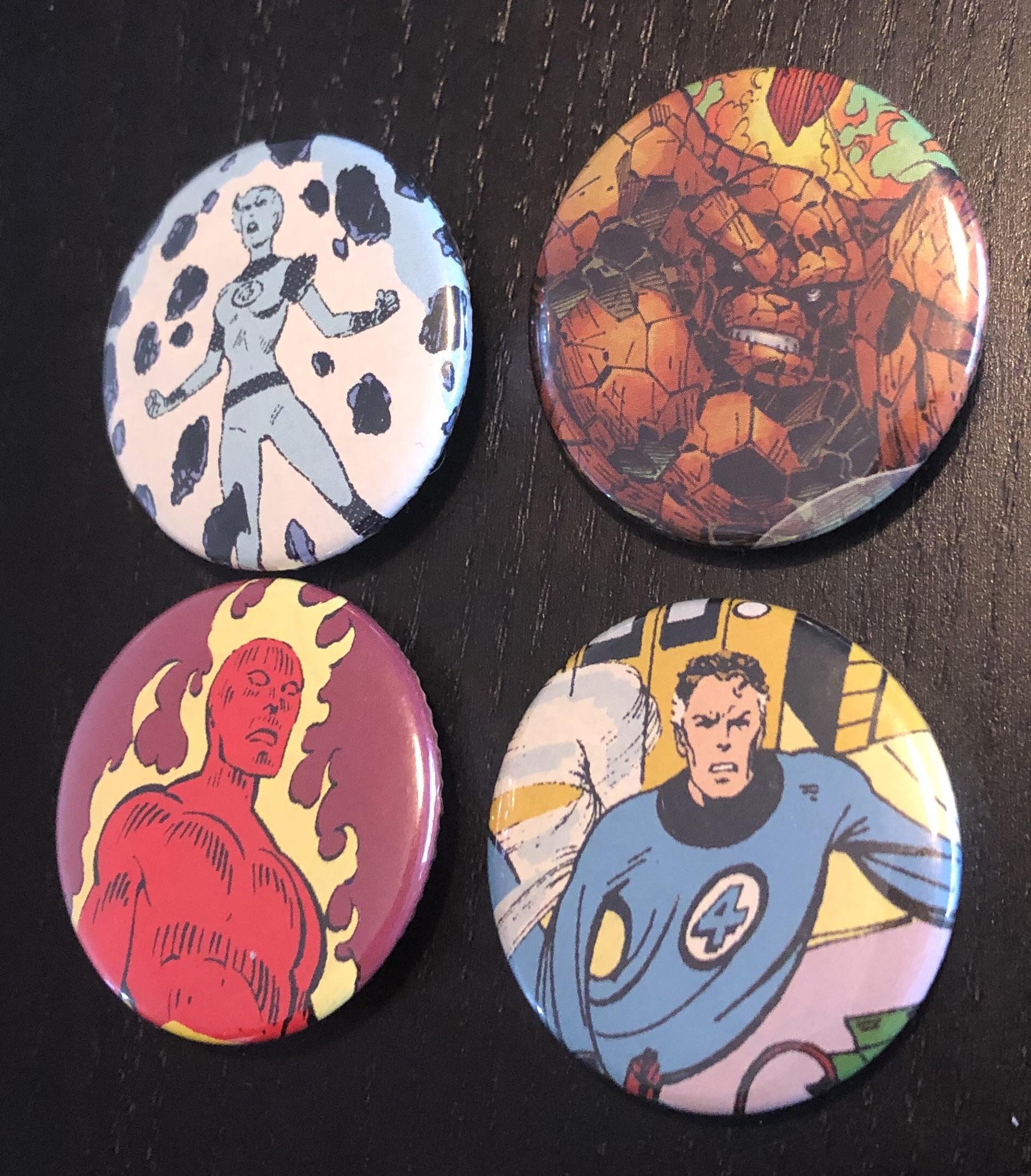 Fantastic Four Pins | Scrolller