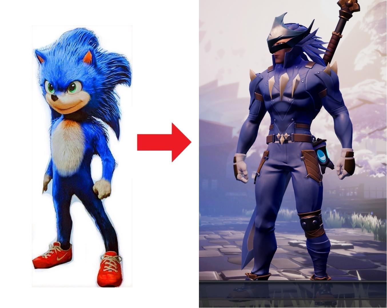 [Fashion Slayer] My redesign for the Sonic live movie. | Scrolller