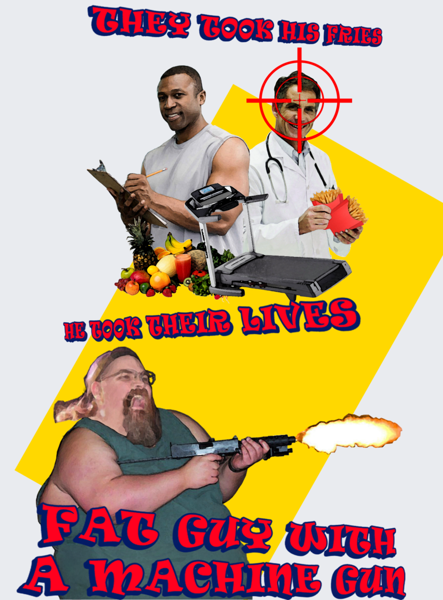 Fat Guy With a Machine Gun | Scrolller