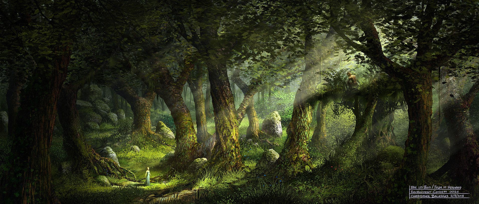 Faun of Healwood Environment Concept by Christopher Balaskas | Scrolller
