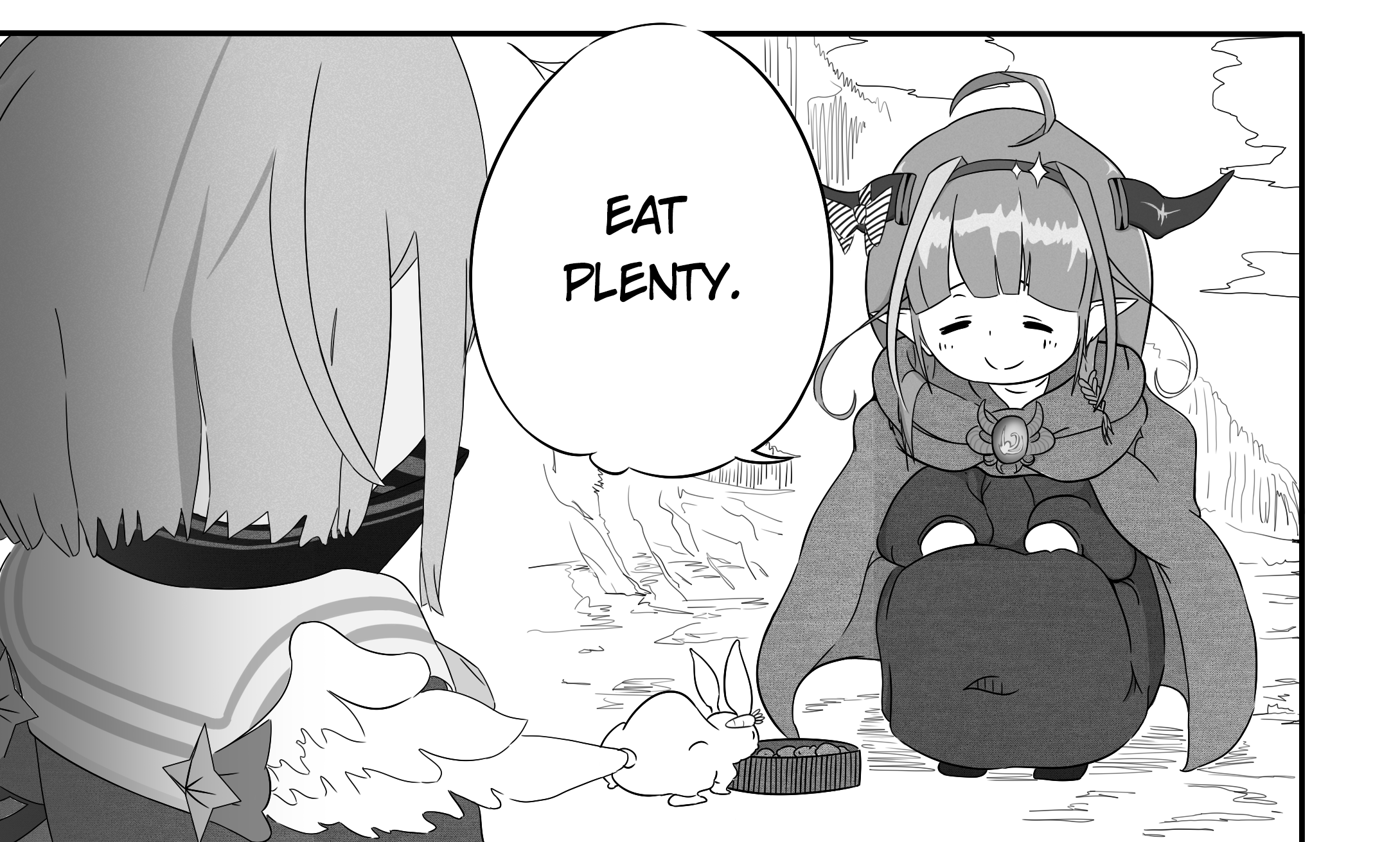 Feeding a wild peko. | Scrolller