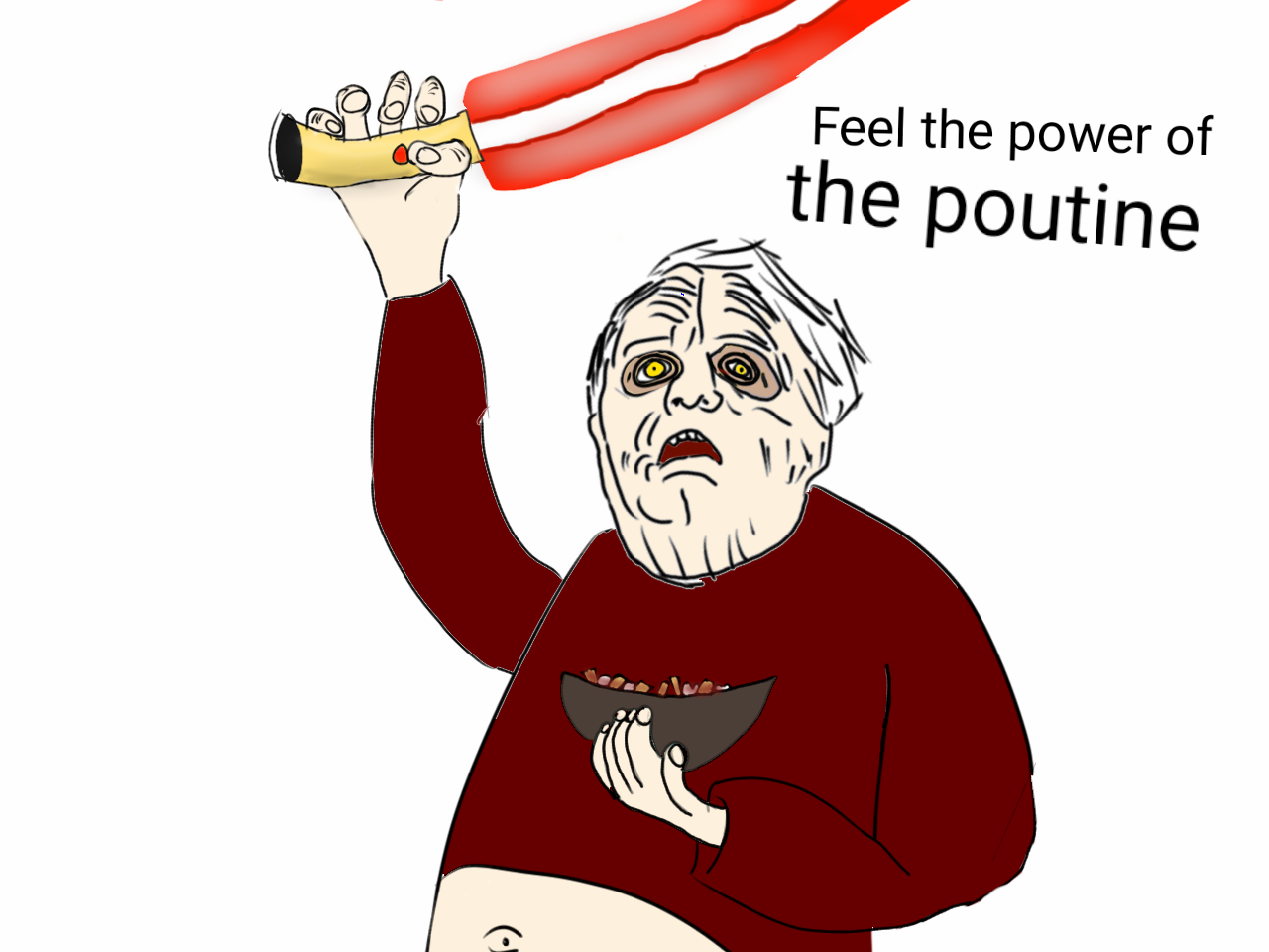 Feel the power of the poutine ! | Scrolller