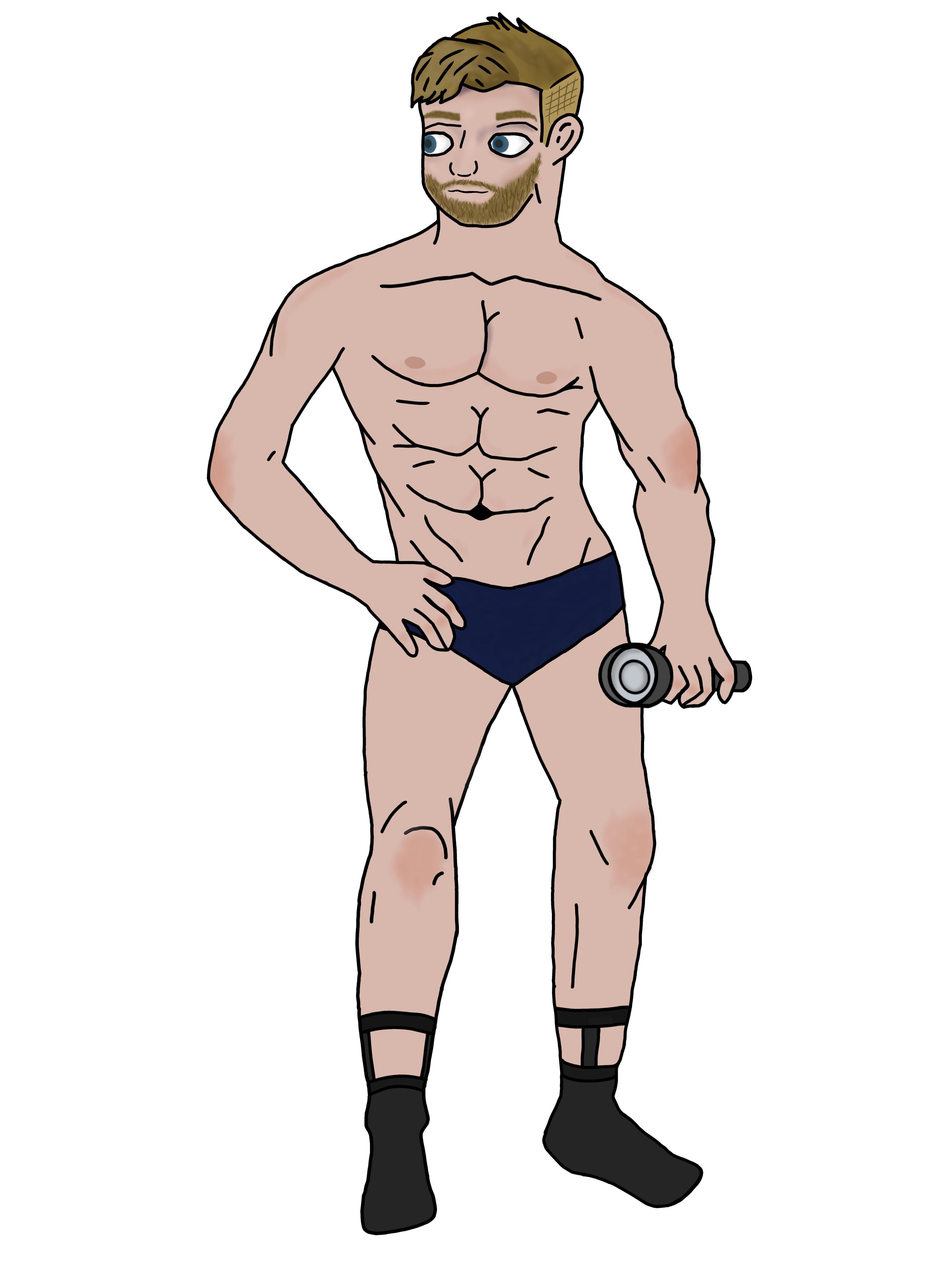 Felix in his undies | Scrolller