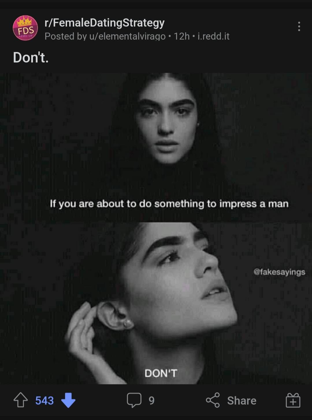 "female dating strategy" | Scrolller