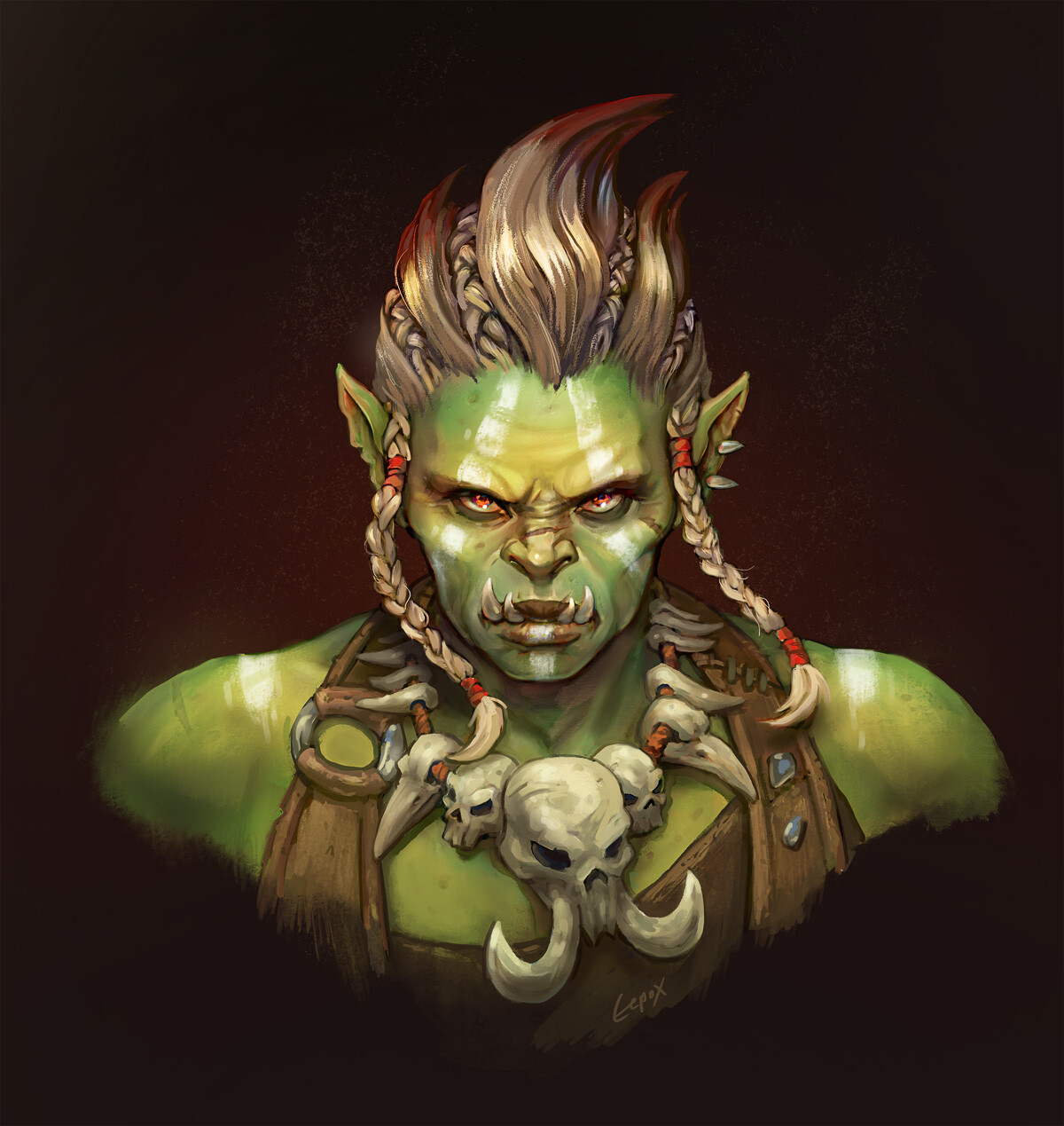 Female Orc by Nina Ikävalko | Scrolller
