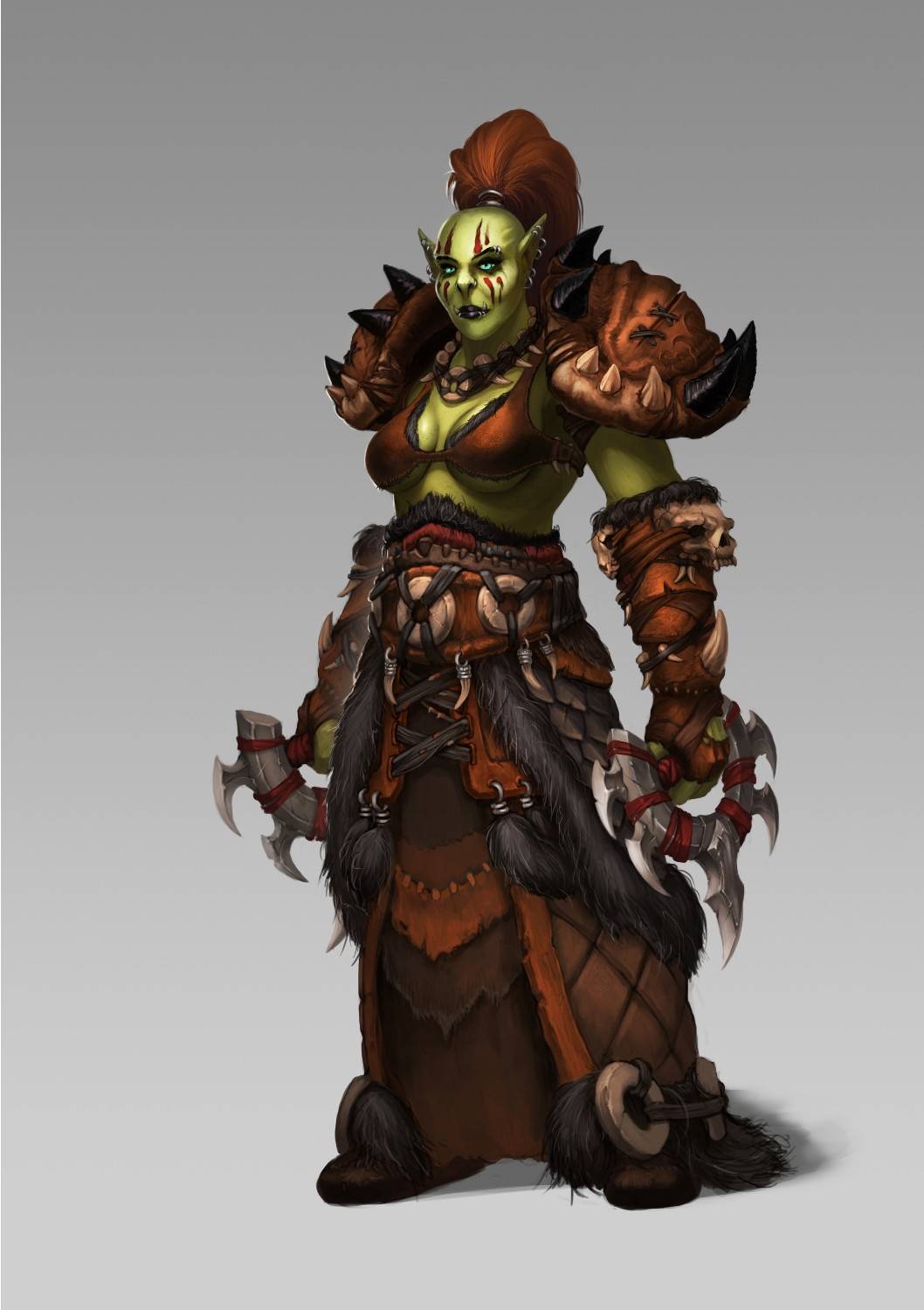 Female Orc Shaman by Cosmin Ţîrlea | Scrolller